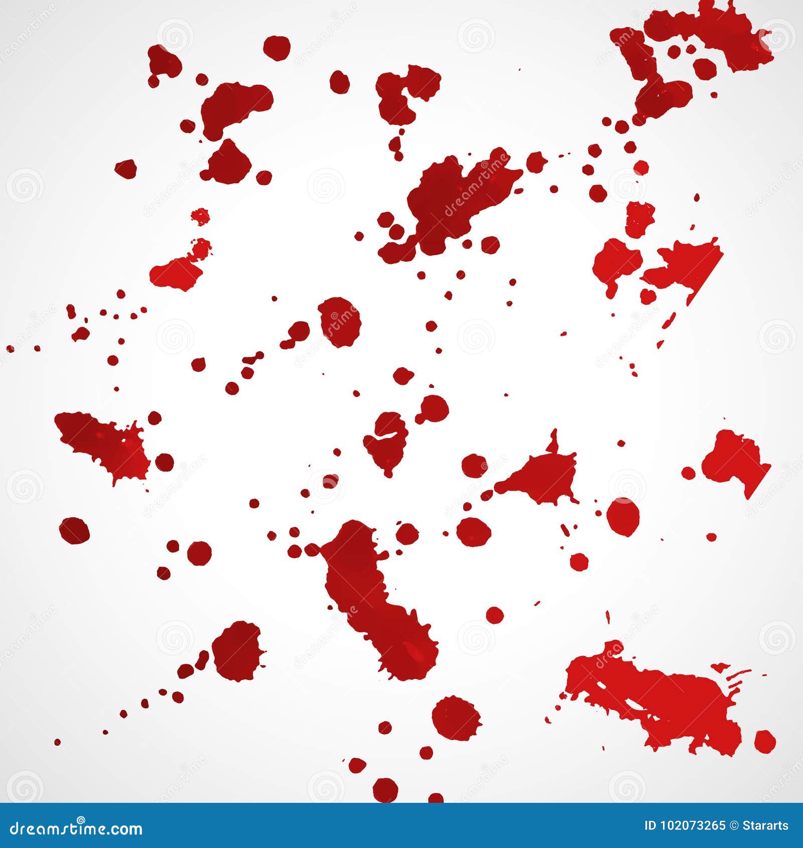 Grunge Red Ink Splatter Texture Set Stock Vector - Illustration of ...