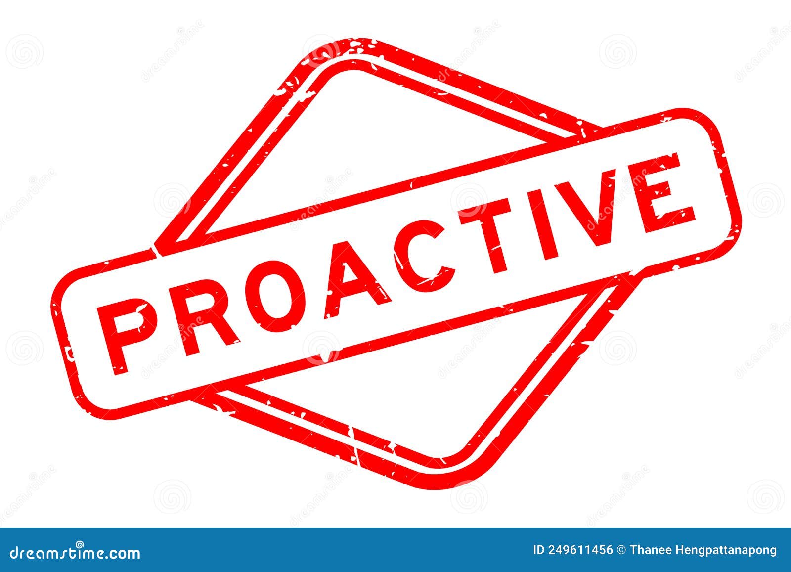 Proactive Word On Purple Stock Photography | CartoonDealer.com #284903972