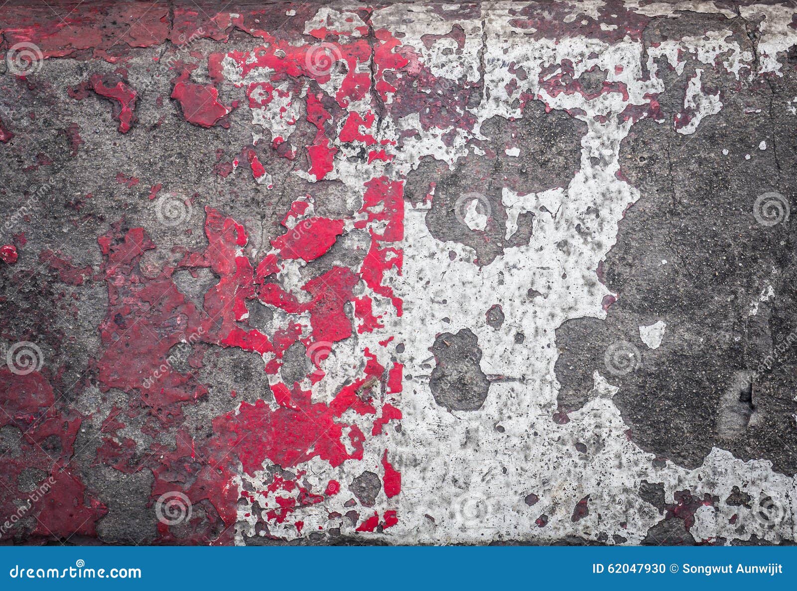 Grunge Red and White Cement Floor Stock Photo - Image of cement, road ...