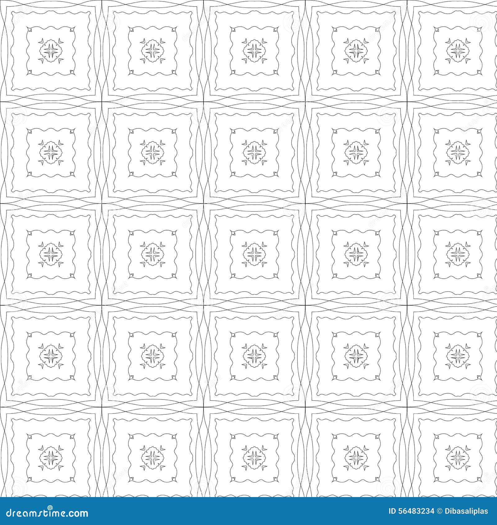 Grunge Repeating Pattern on a White Background. Stock Vector ...