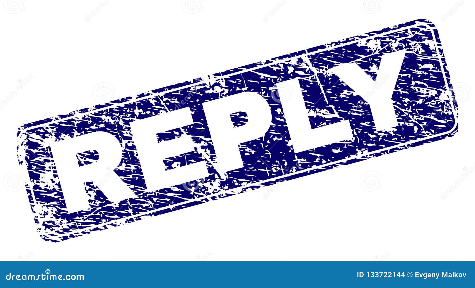Grunge REPLY Framed Rounded Rectangle Stamp Stock Vector - Illustration ...