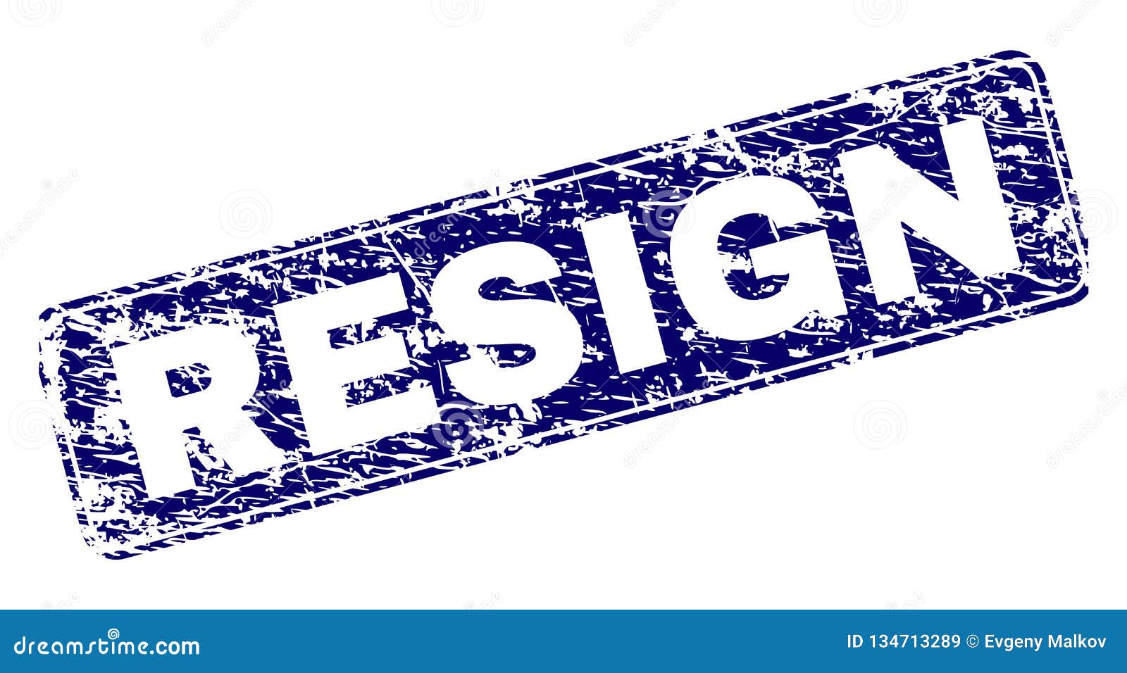 Grunge RESIGN Framed Rounded Rectangle Stamp Stock Vector ...