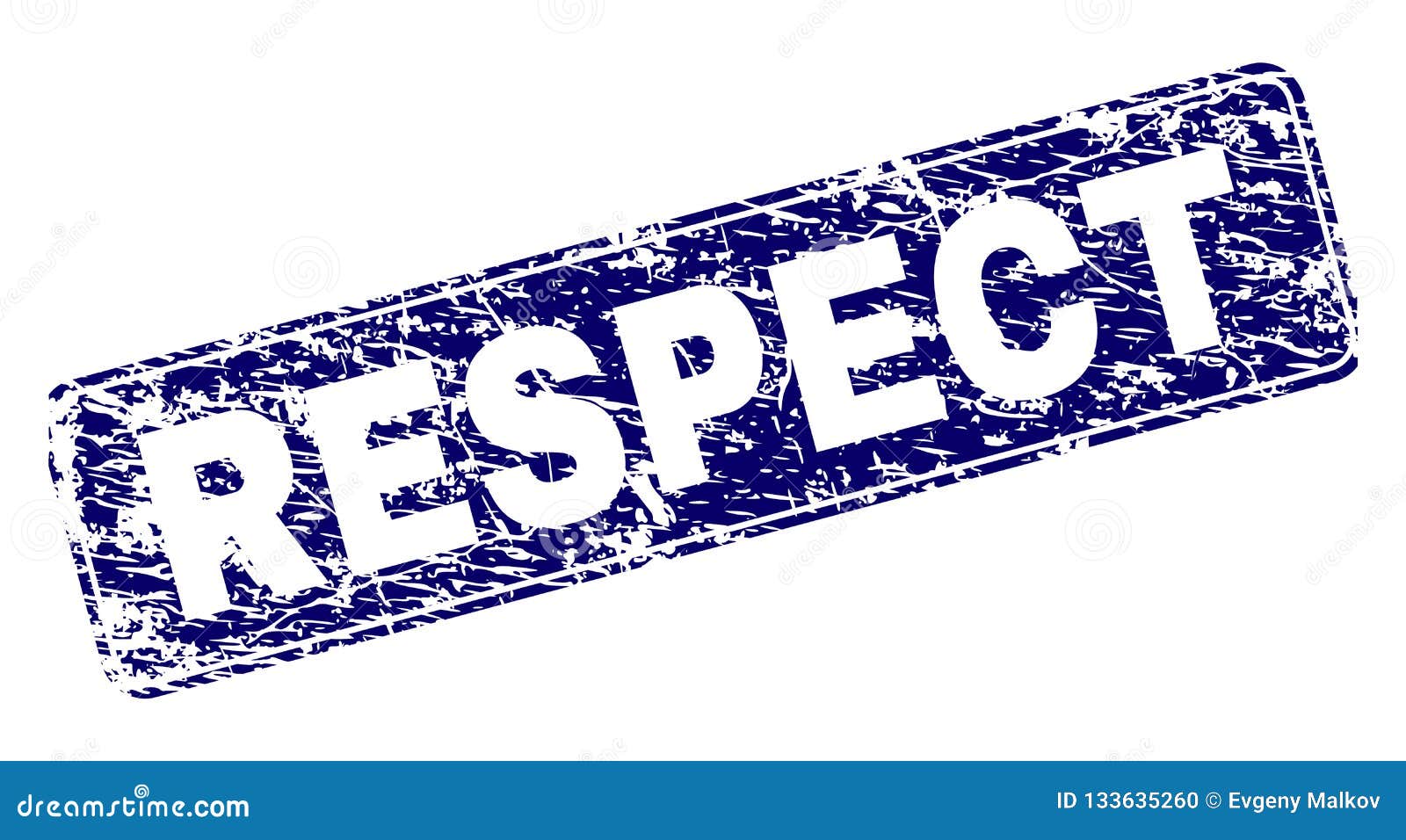 Grunge RESPECT Framed Rounded Rectangle Stamp Stock Vector ...