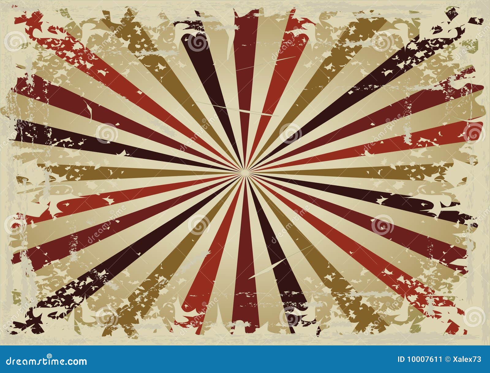 Grunge Retro Burst stock vector. Illustration of dirty - 10007611