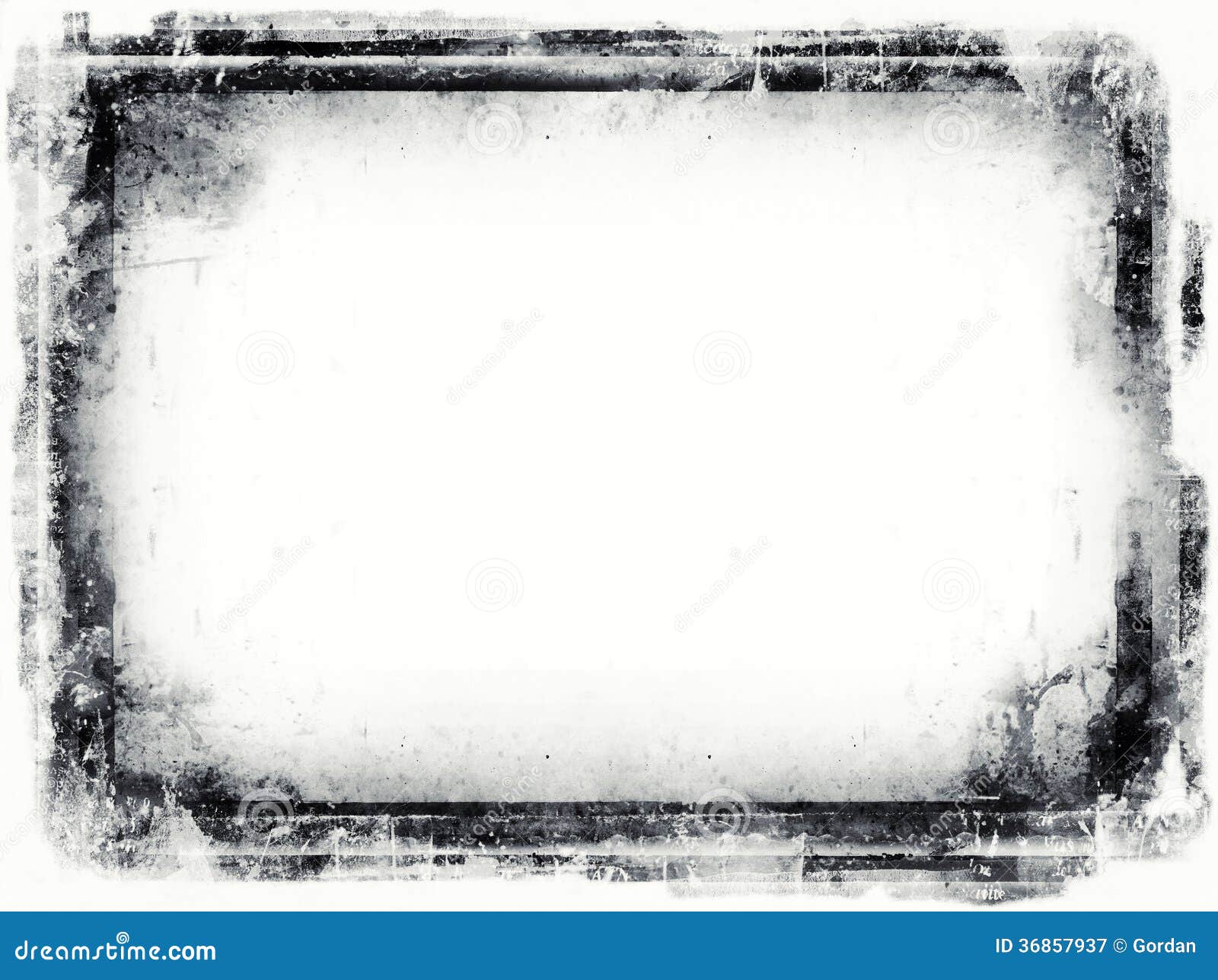 Grunge Retro Style Frame for Your Projects Stock Illustration ...