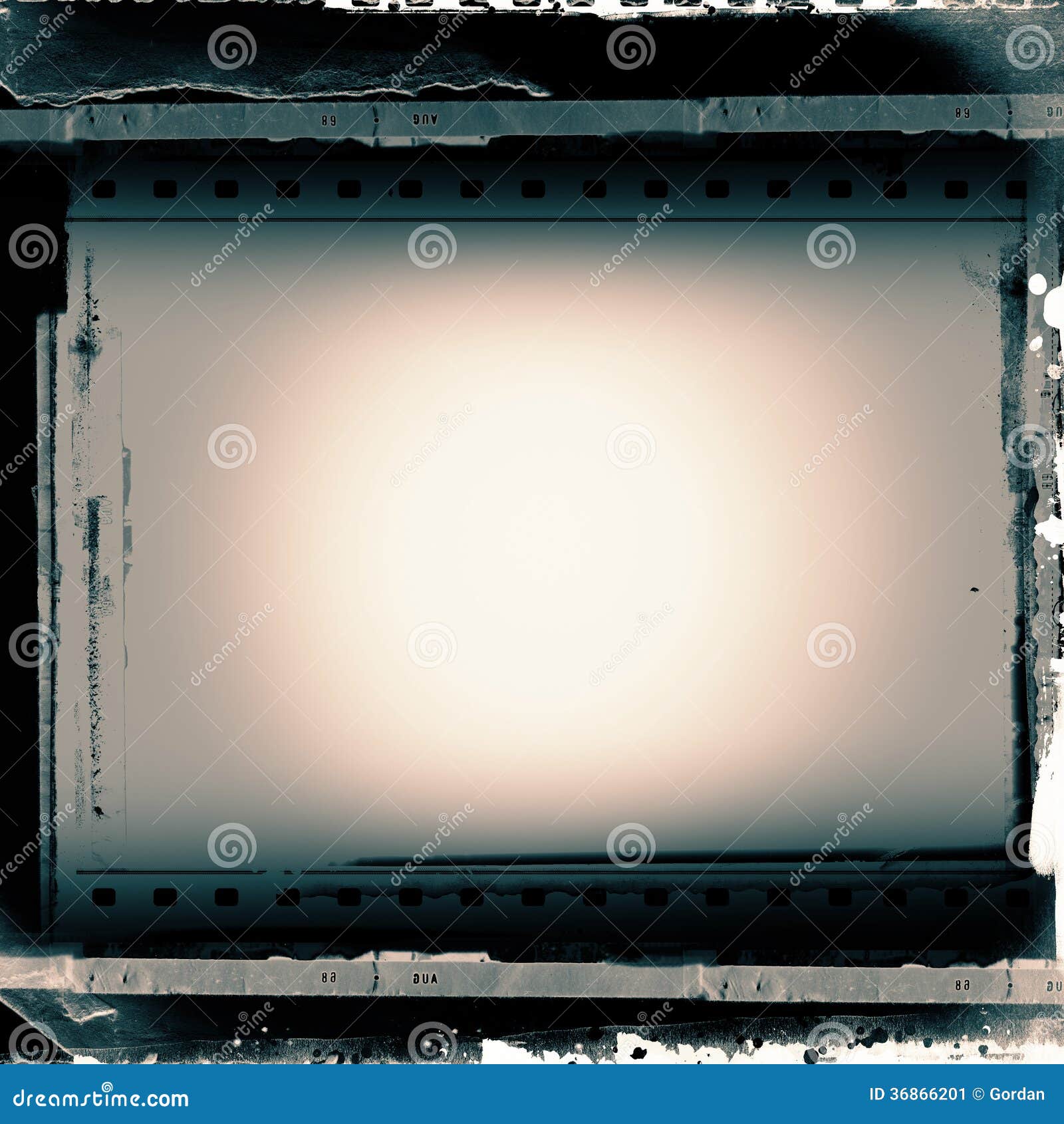Grunge Retro Style Frame for Your Projects Stock Illustration ...