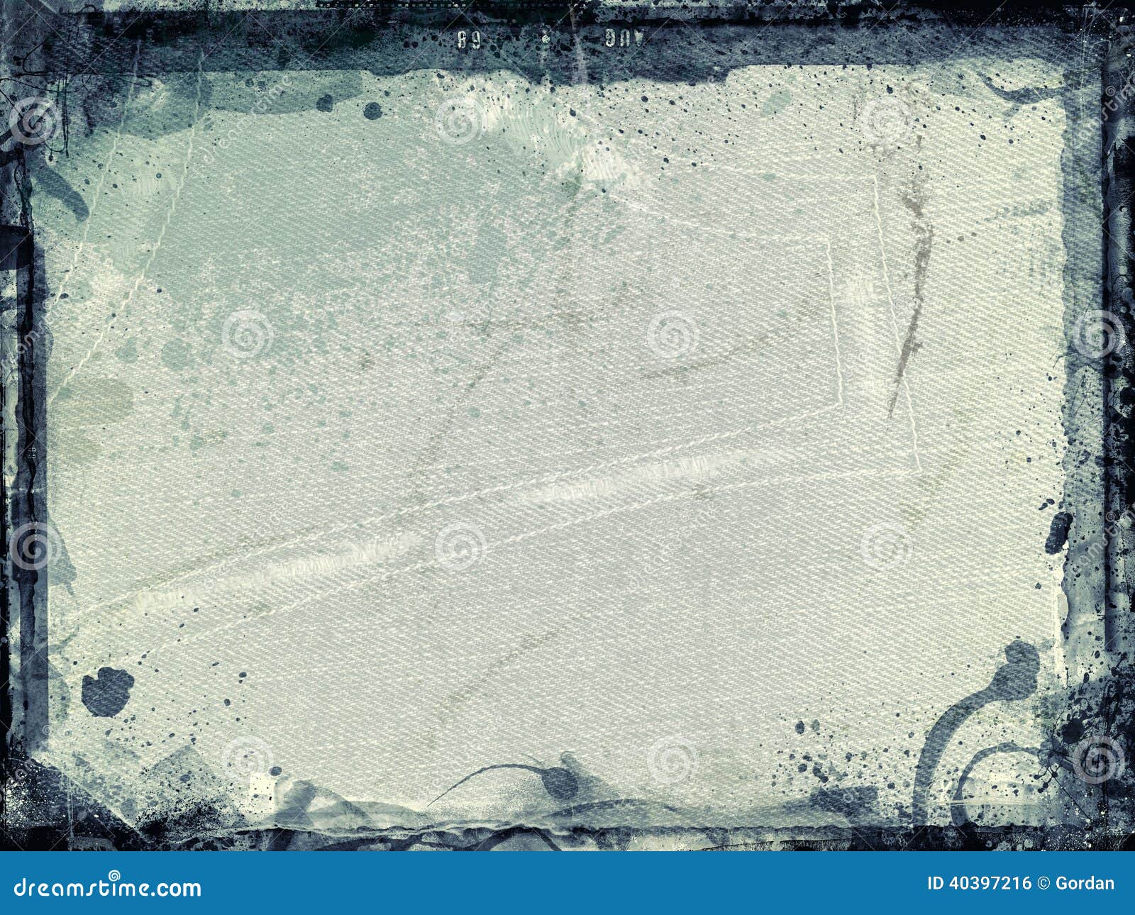 Grunge Retro Style Frame for Your Projects Stock Photo - Image of edge ...