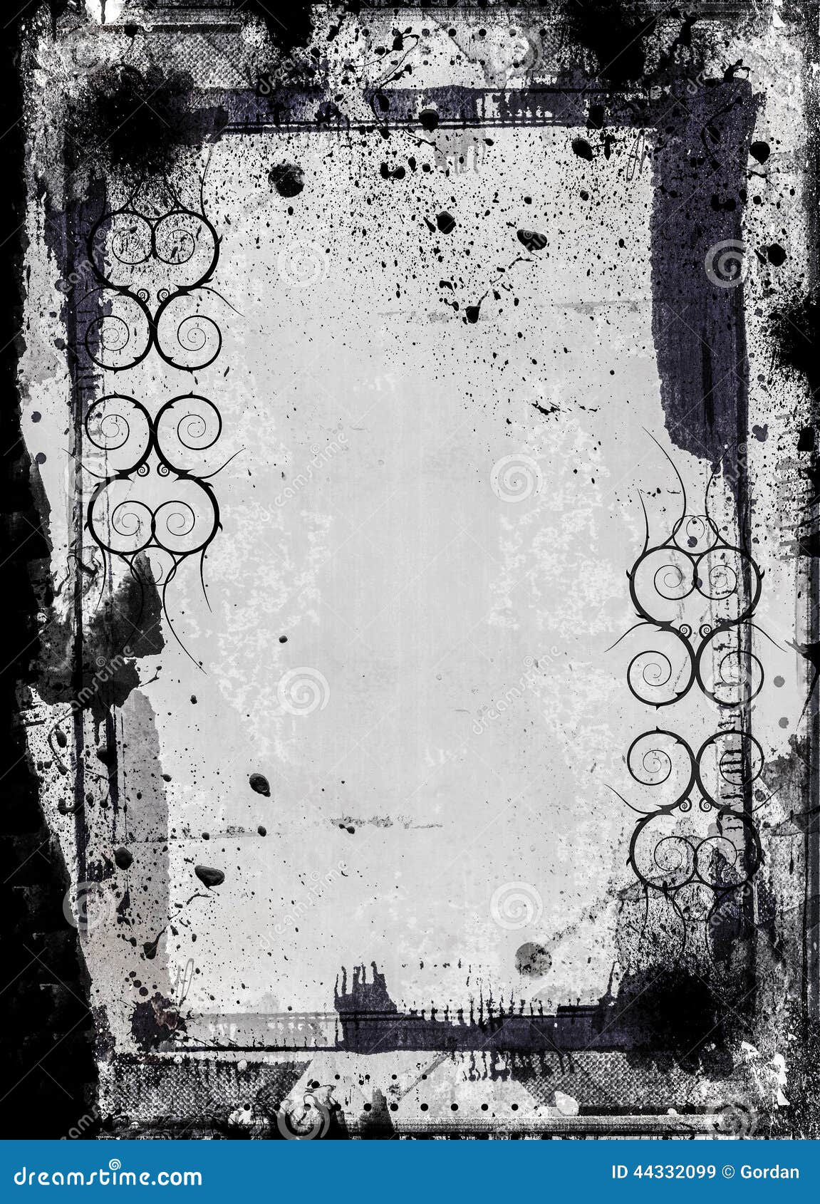 Grunge Retro Style Frame for Your Projects Stock Illustration ...