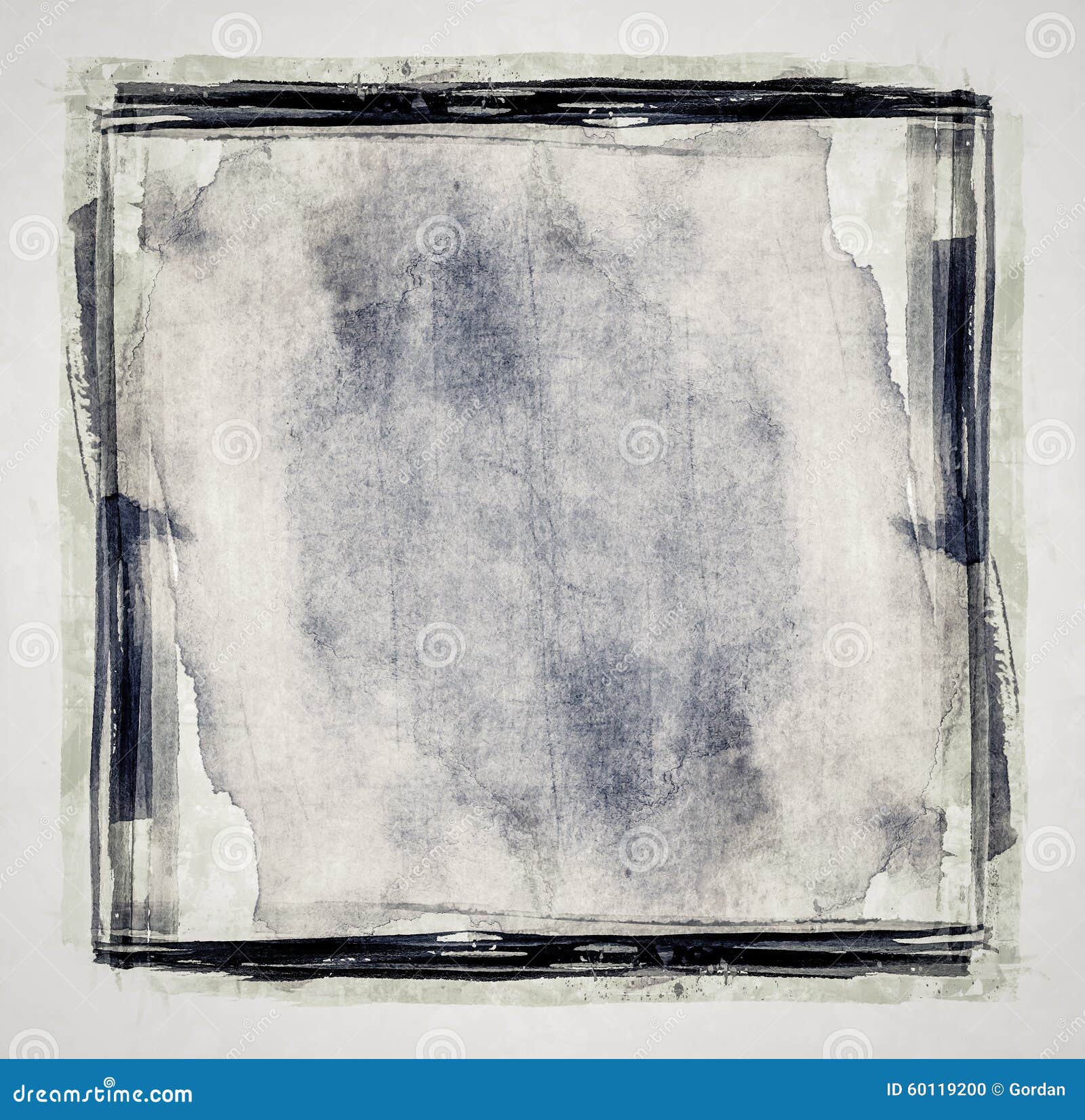 Grunge Retro Style Frame for Your Projects Stock Illustration ...