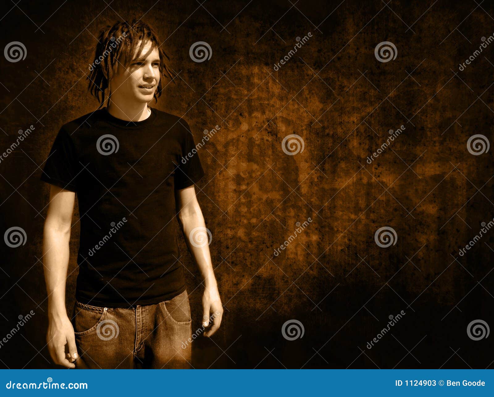 Grunge Rocker stock image. Image of anarchy, background - 1124903
