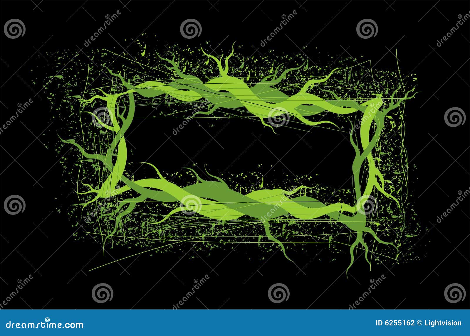 Grunge Root Banner stock vector. Illustration of floral - 6255162