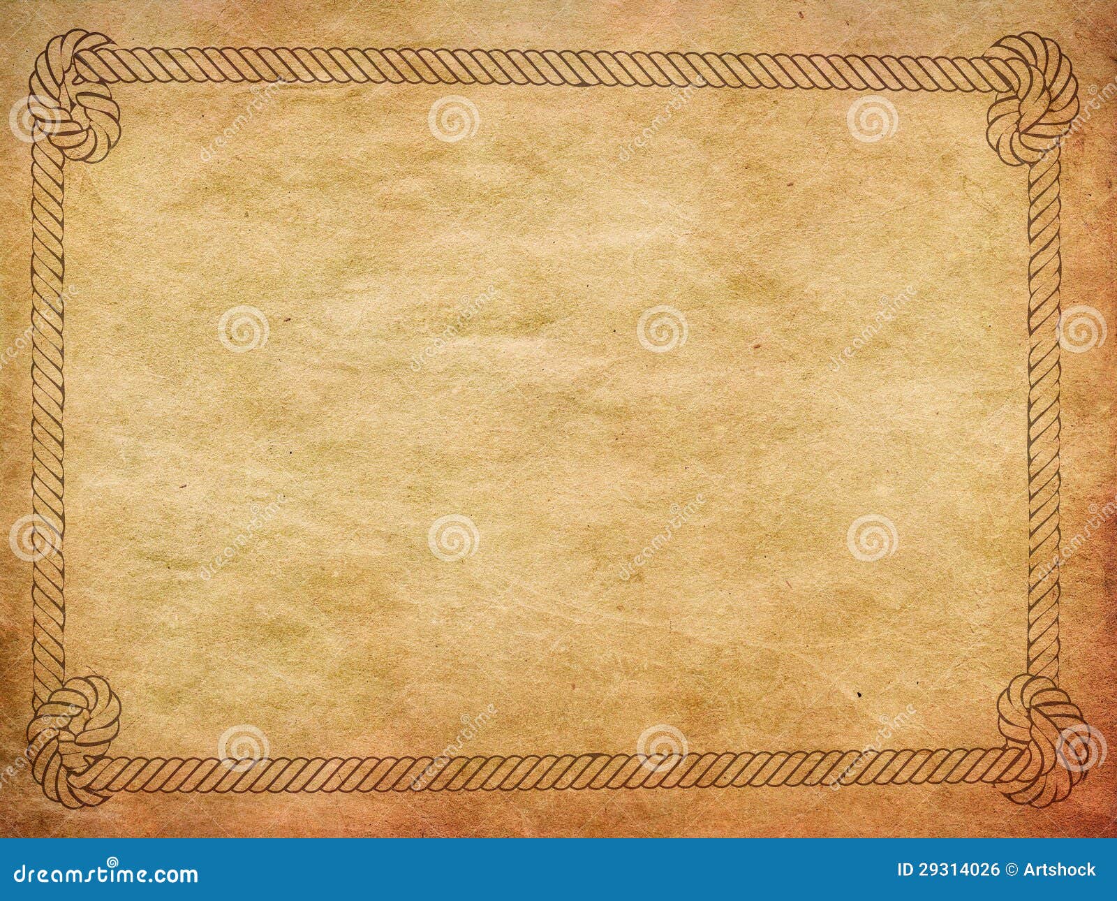 Grunge rope border stock illustration. Illustration of paper - 29314026