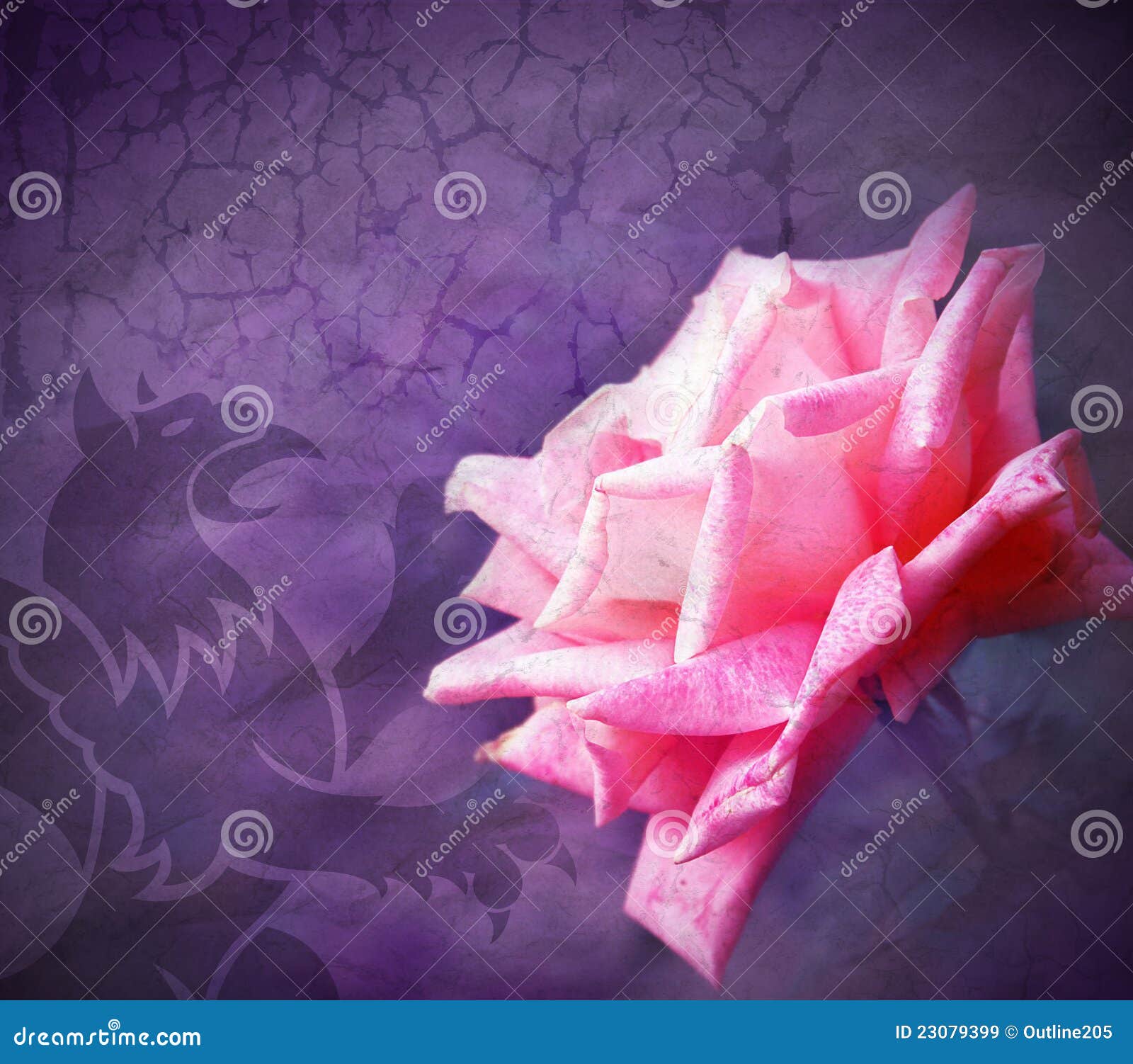 Grunge rose stock image. Image of floral, brown, ancient - 23079399
