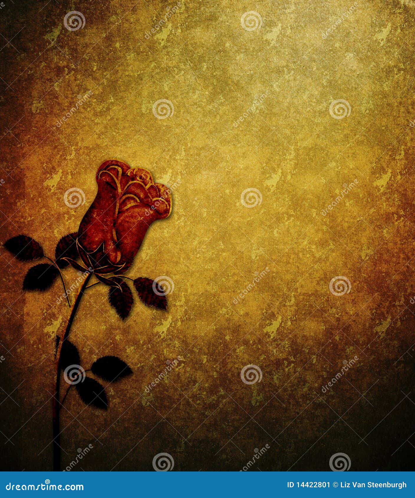 Grunge Rose Textured Background Stock Illustration - Illustration of ...