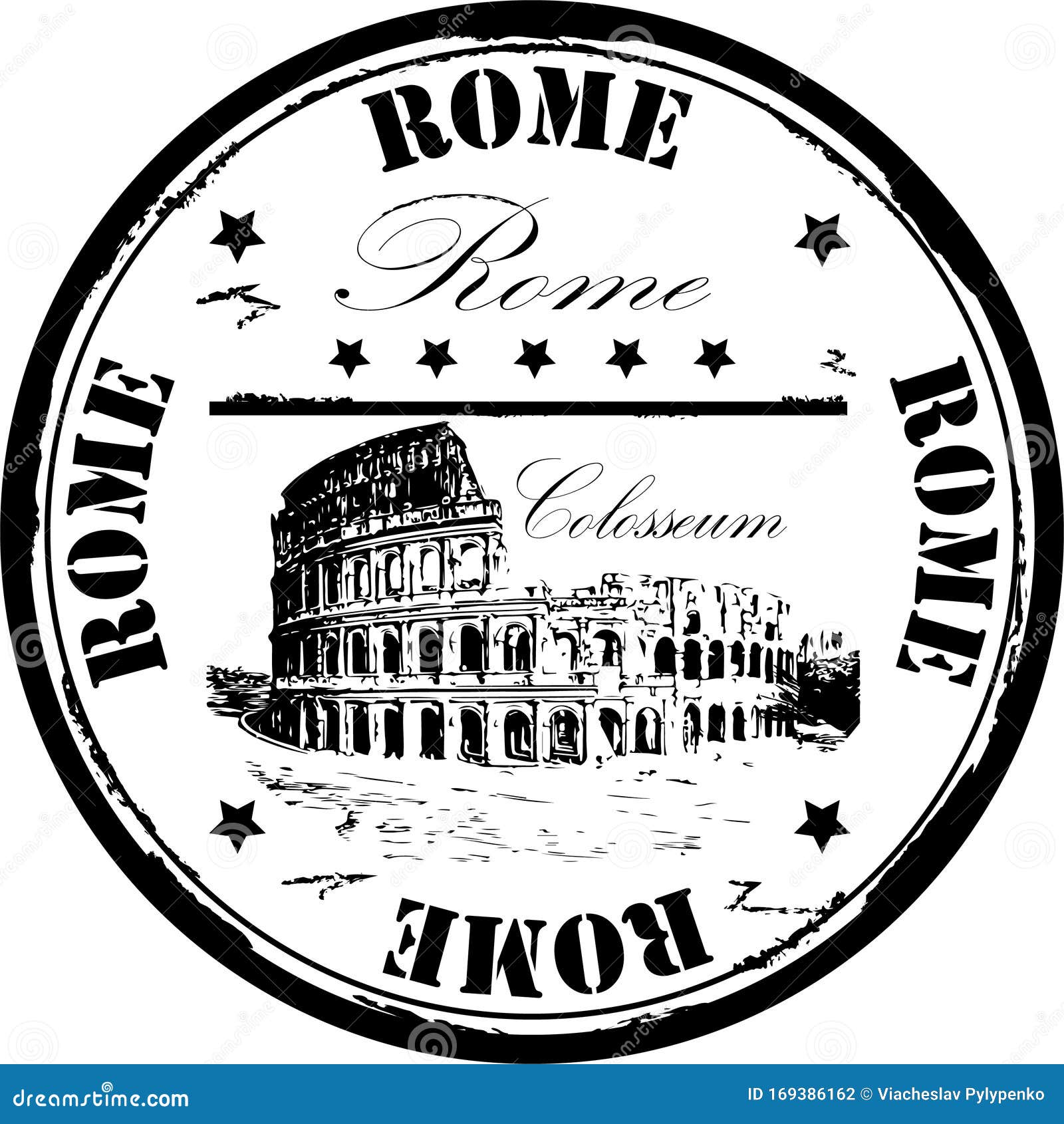 Rome rubber stamp. stock vector. Illustration of capital - 169386162 Rome rubber stamp. stock vector. Illustration of capital - 169386162