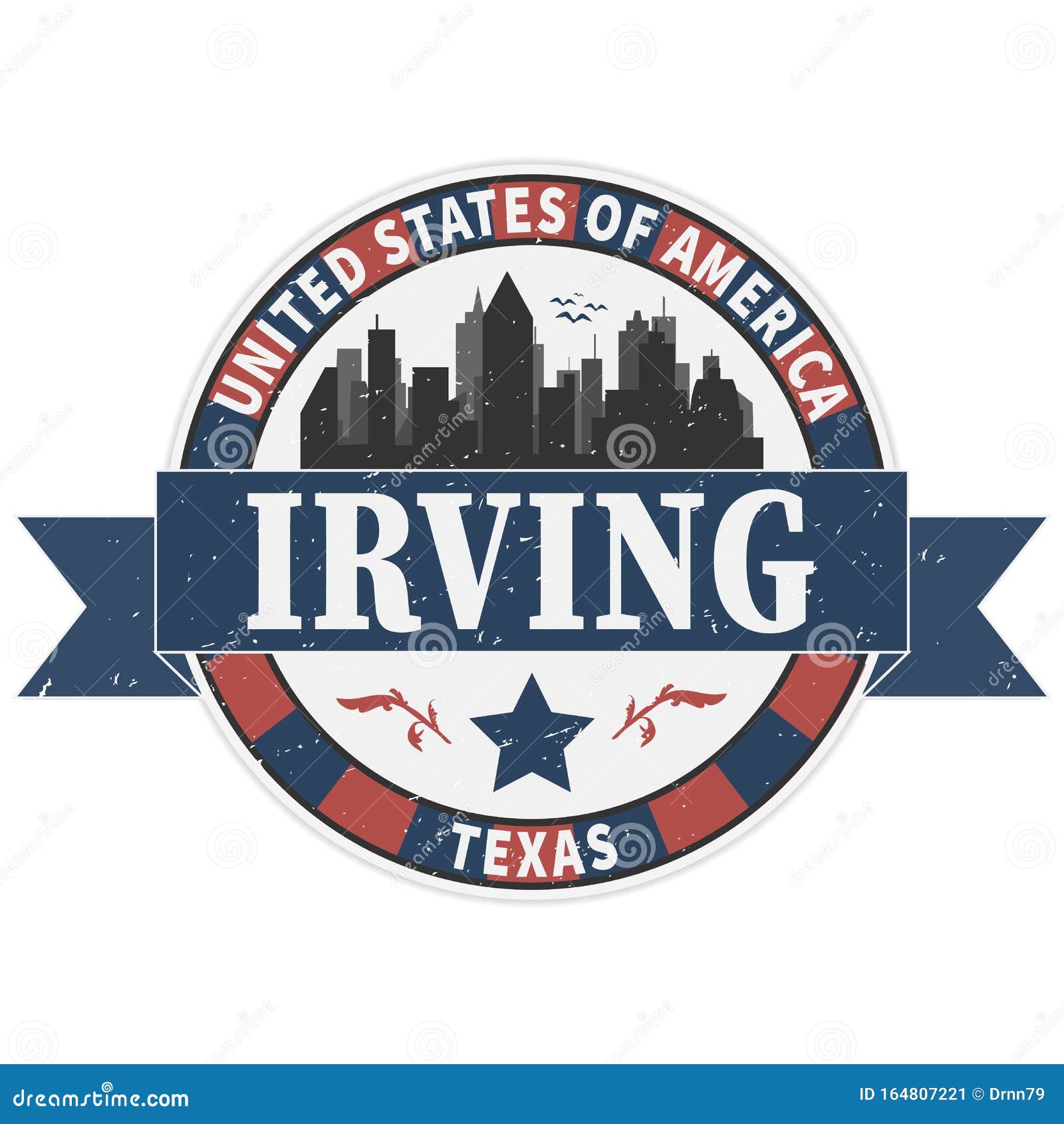 Irving, Texas City Limit Sign. Town Sign From The USA. Stock Image ...
