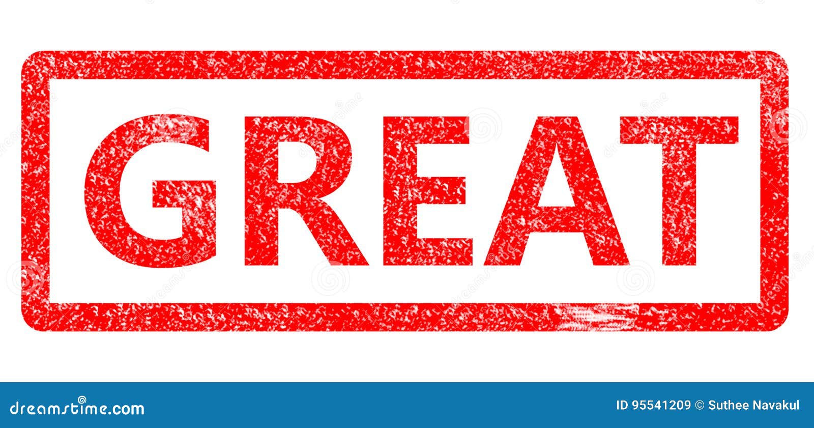 Grunge Rubber Stamp with Text Great. Stock Illustration - Illustration ...