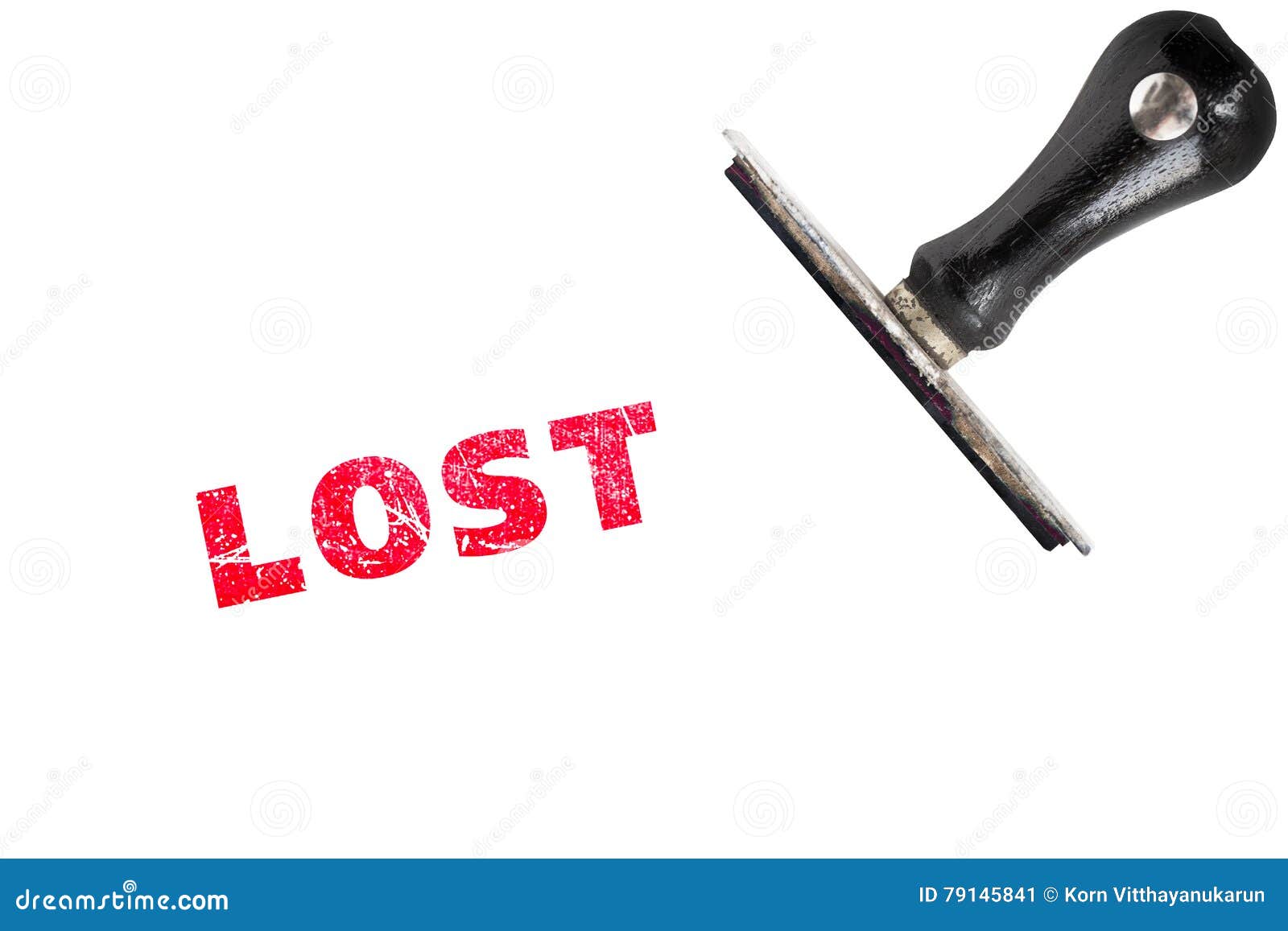 Grunge Rubber Stamp with Text Lost Stock Image - Image of disappear ...