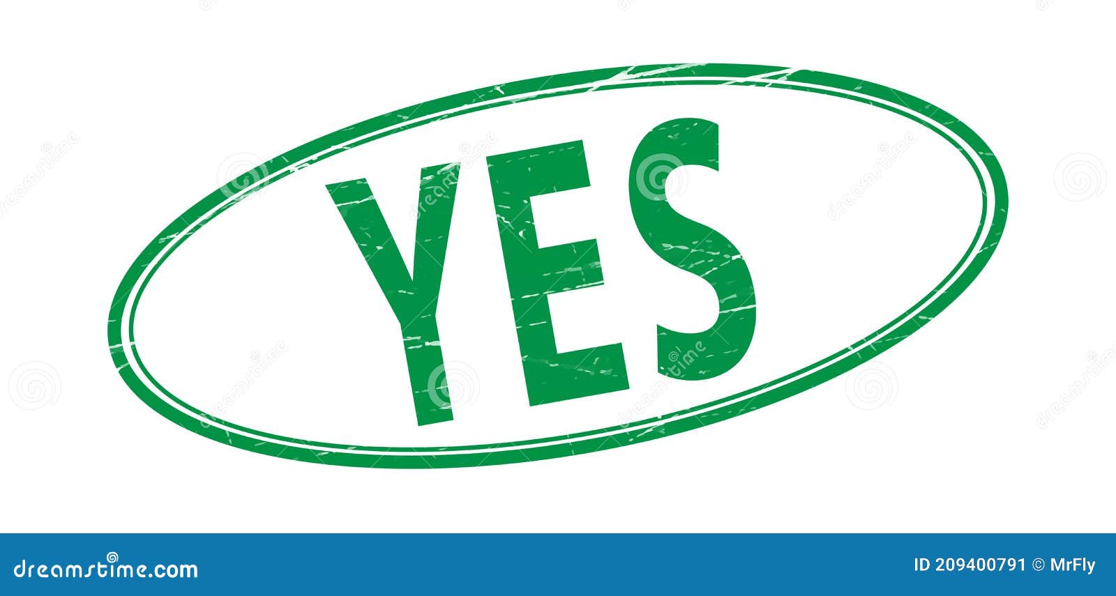 Yes Green Rubber Stamp Vector Illustration Stock Vector - Illustration ...