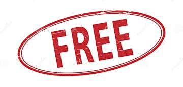 Free Red Rubber Stamp Vector Illustration Stock Vector - Illustration ...