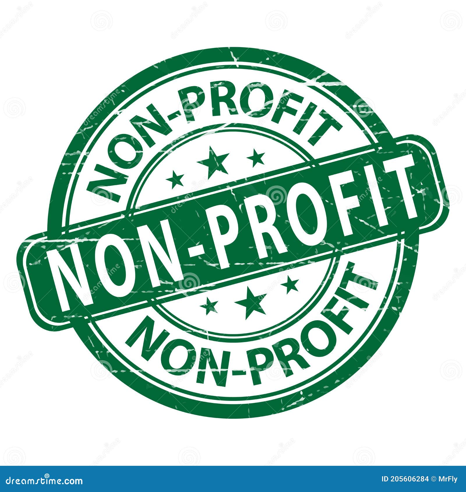 Non-profit Rubber Stamp, Vector Illustration Stock Vector ...