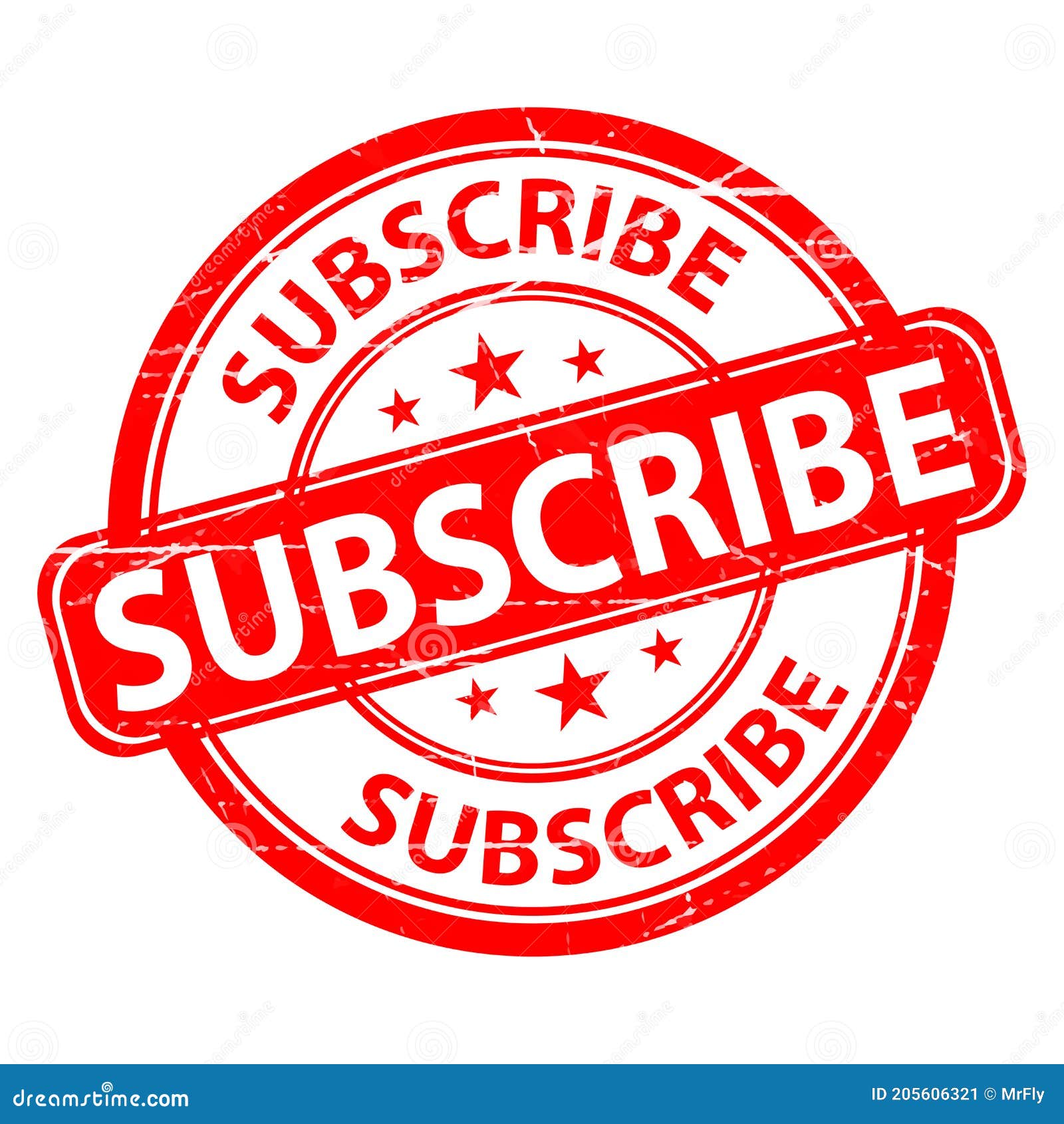 Subscribe Rubber Stamp, Vector Illustration Stock Vector - Illustration ...