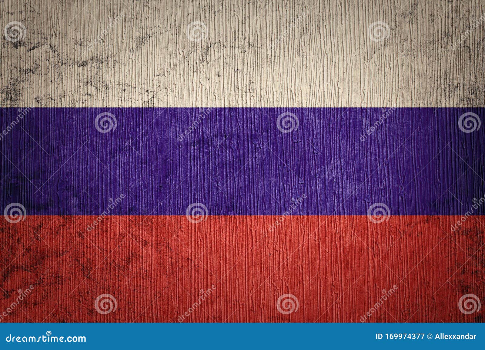 Grunge Russia Flag. Russian Flag with Grunge Texture Stock Image ...