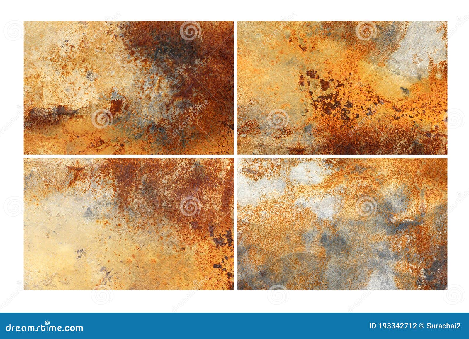 Grunge Rust Metal Panel Texture for Background Stock Photo - Image of ...