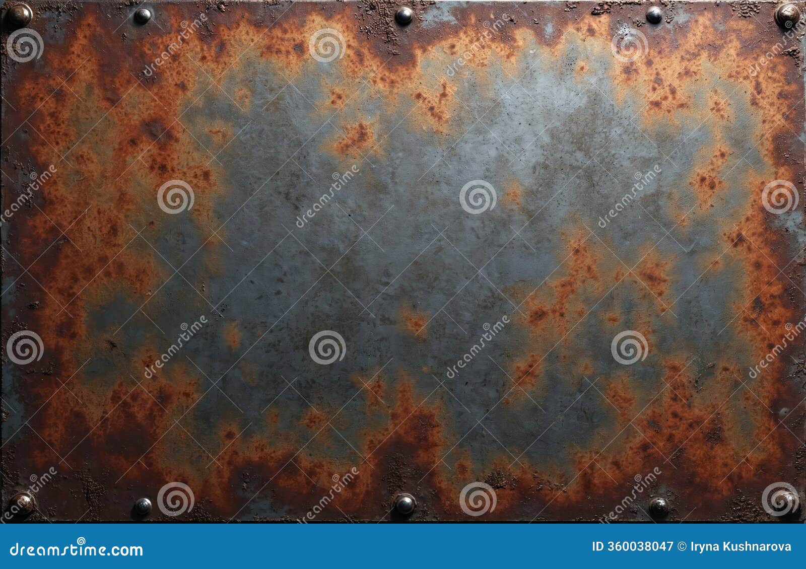 The Surface Of Iron That Has Been Rusted And Has Undergone An Oxidation ...