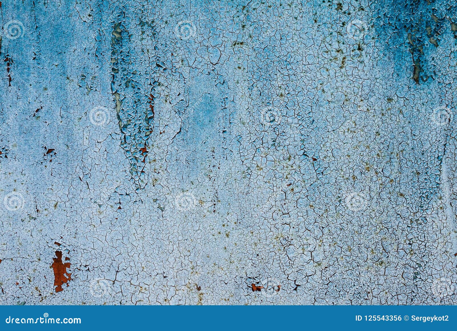 Grunge Rusted Metal Texture, Blue Oxidized Metal Background. Old Metal ...