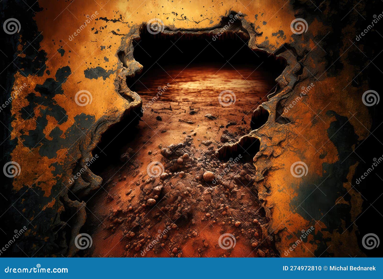 Grunge Rusty White Wall Backdrop. Seamless Transition Stock Photography ...