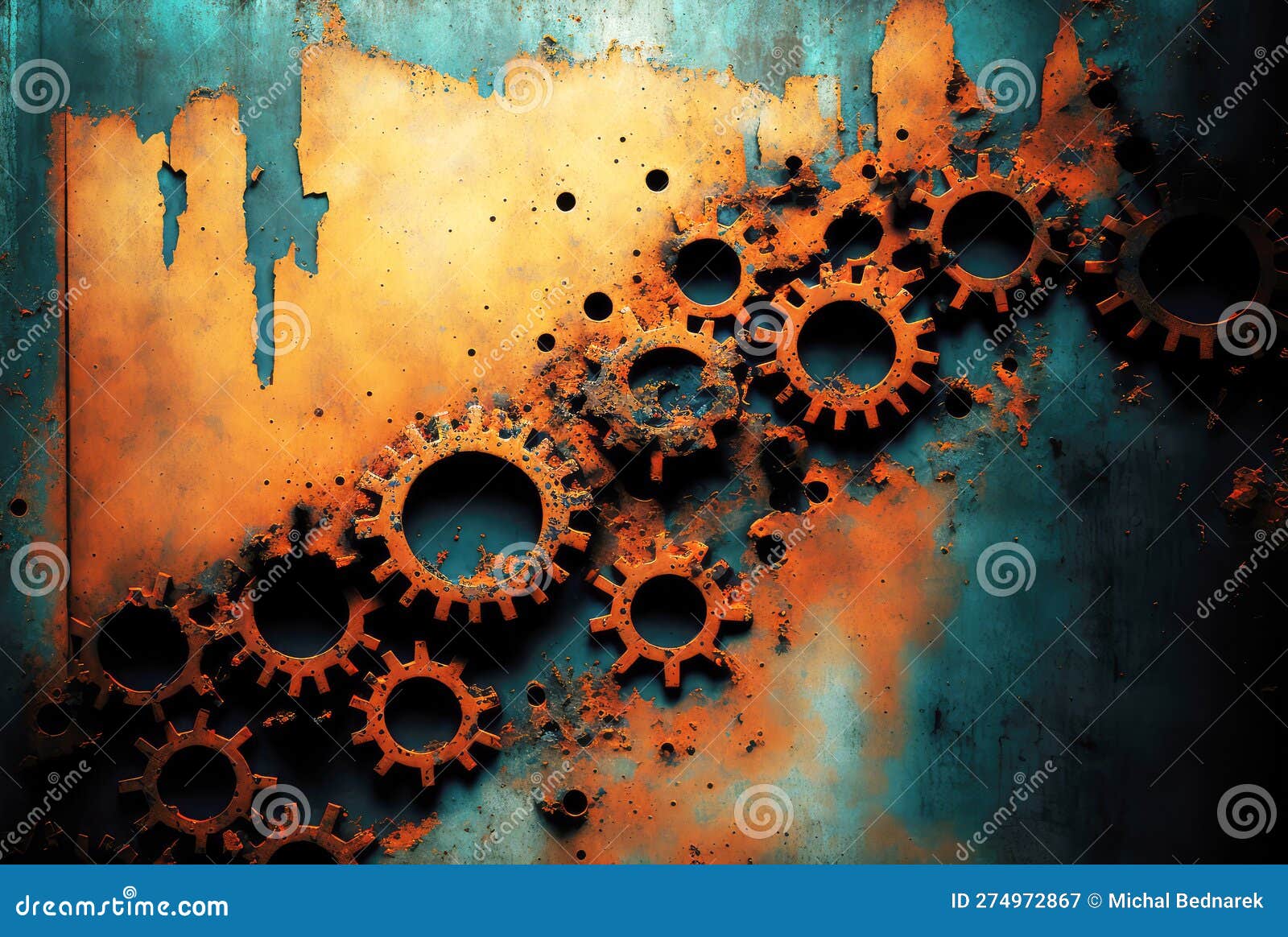 Old Rusty Industrial Extractor Fan Showing Decades Of Wear Royalty-Free ...