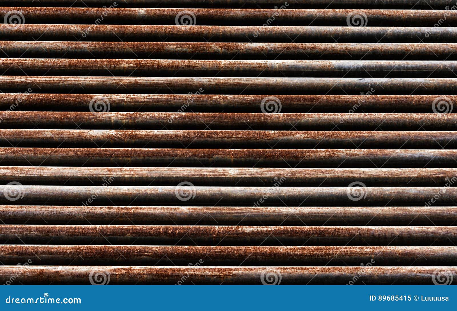 Grunge Rusty Iron Pipe Background Texture Stock Image - Image of pile ...