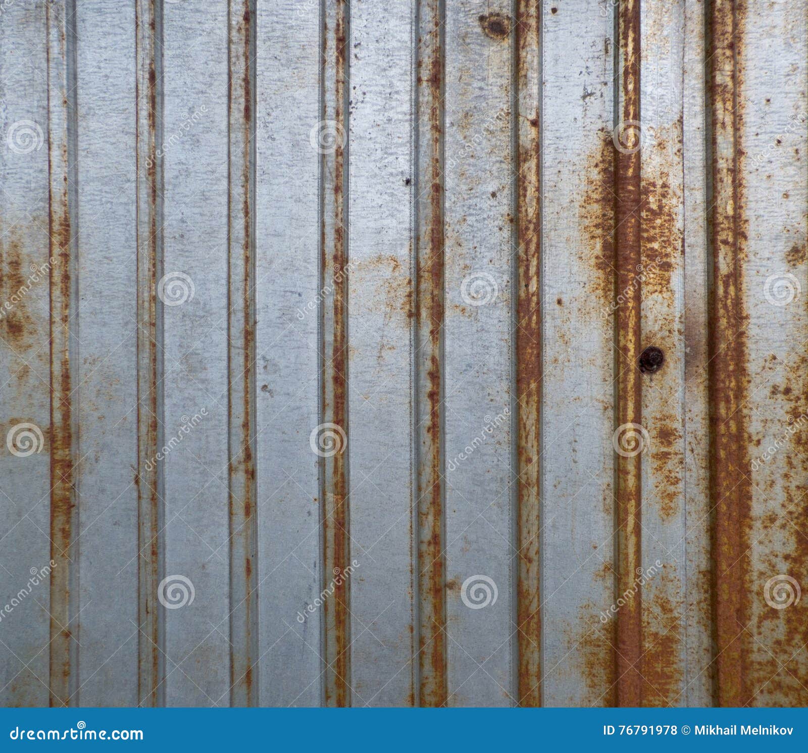 Grunge Rusty Metal Fence Texture Stock Photo - Image of roof, panel ...