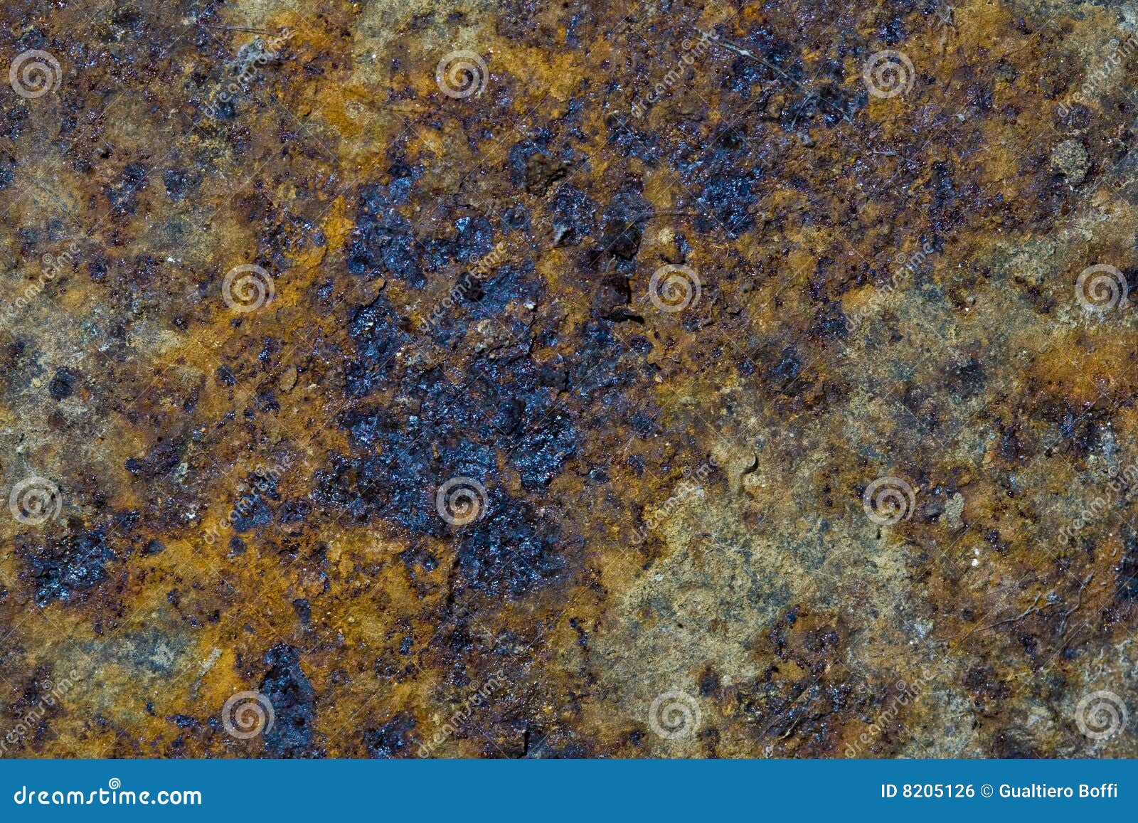 Grunge rusty metal plate stock photo. Image of gold, decor - 8205126