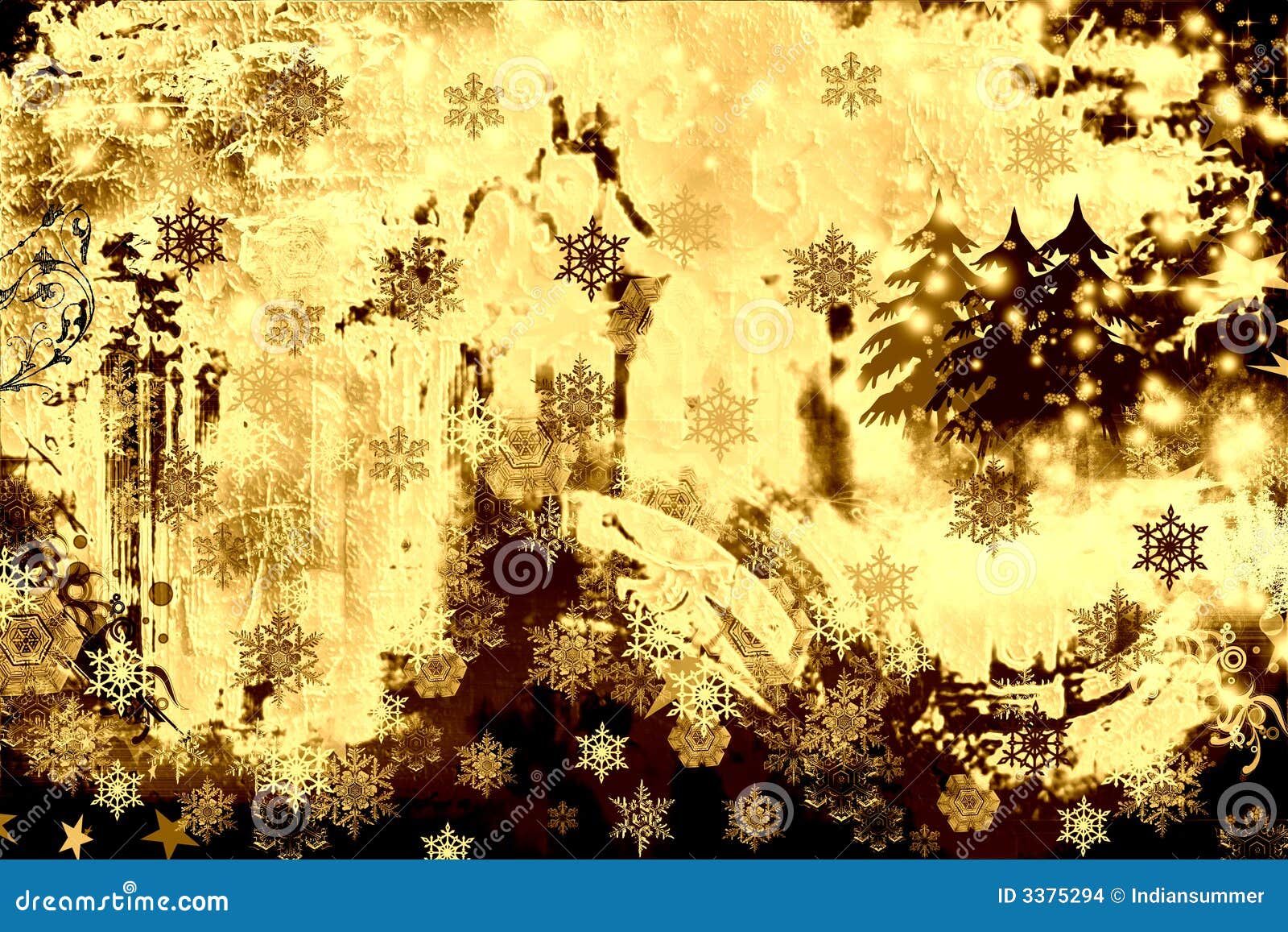 Grunge and rusty winter stock illustration. Illustration of graphic ...