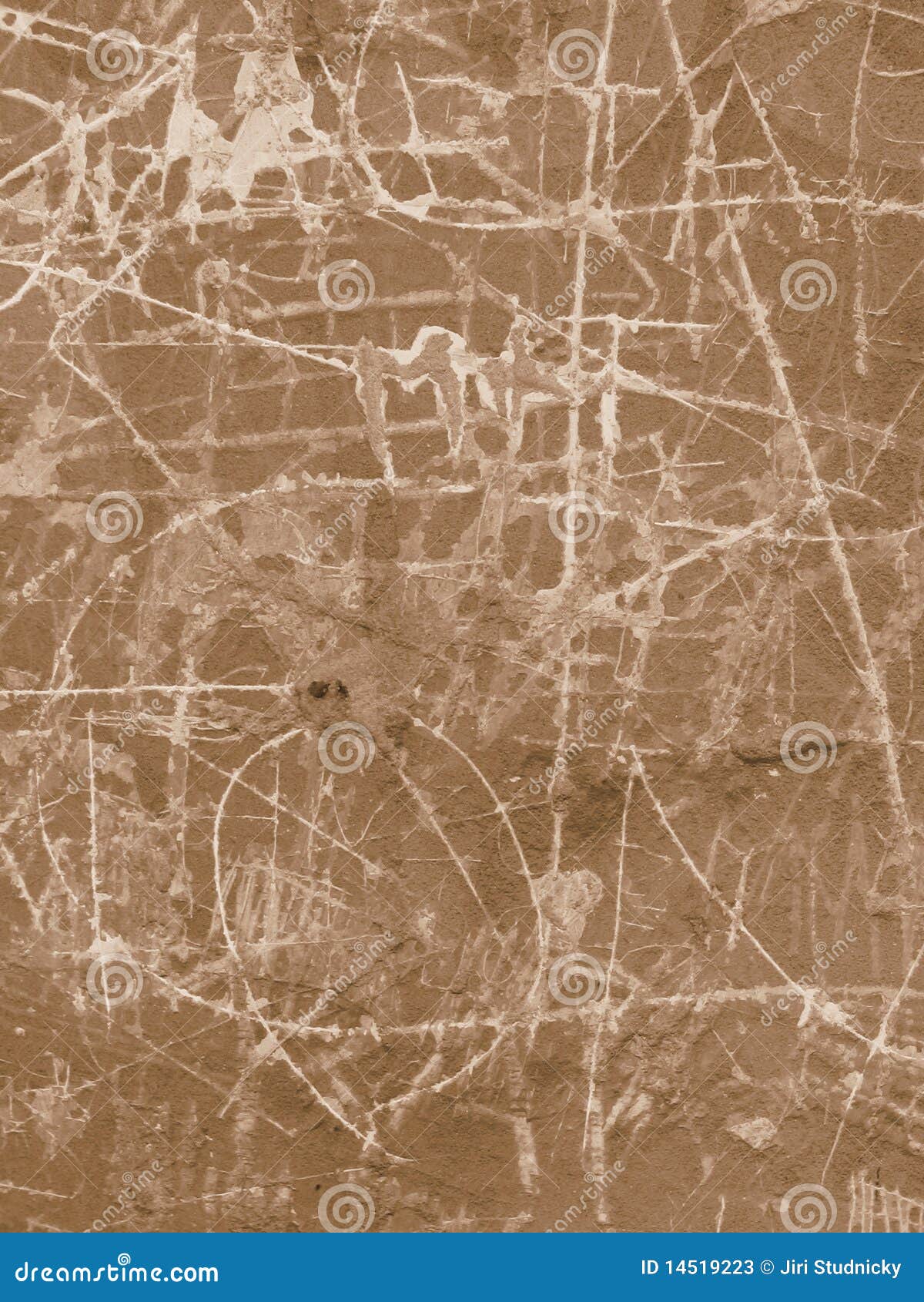 Grunge_scratch_brown_wall stock image. Image of artistic - 14519223