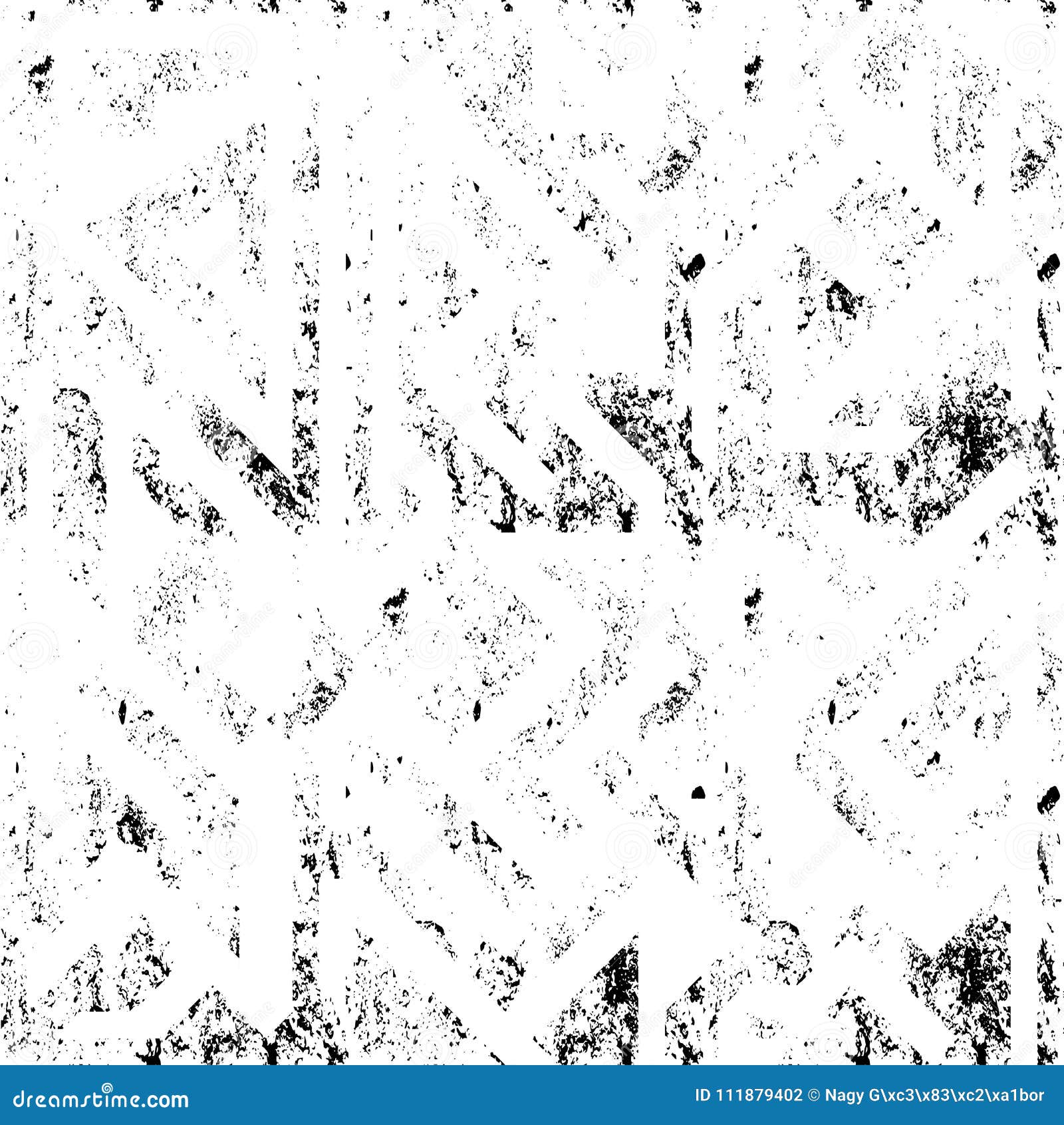 GRUNGE SCRATCH MONOCHROME TEXTURE. DIRTY SEAMLESS VECTOR PATTERN ...