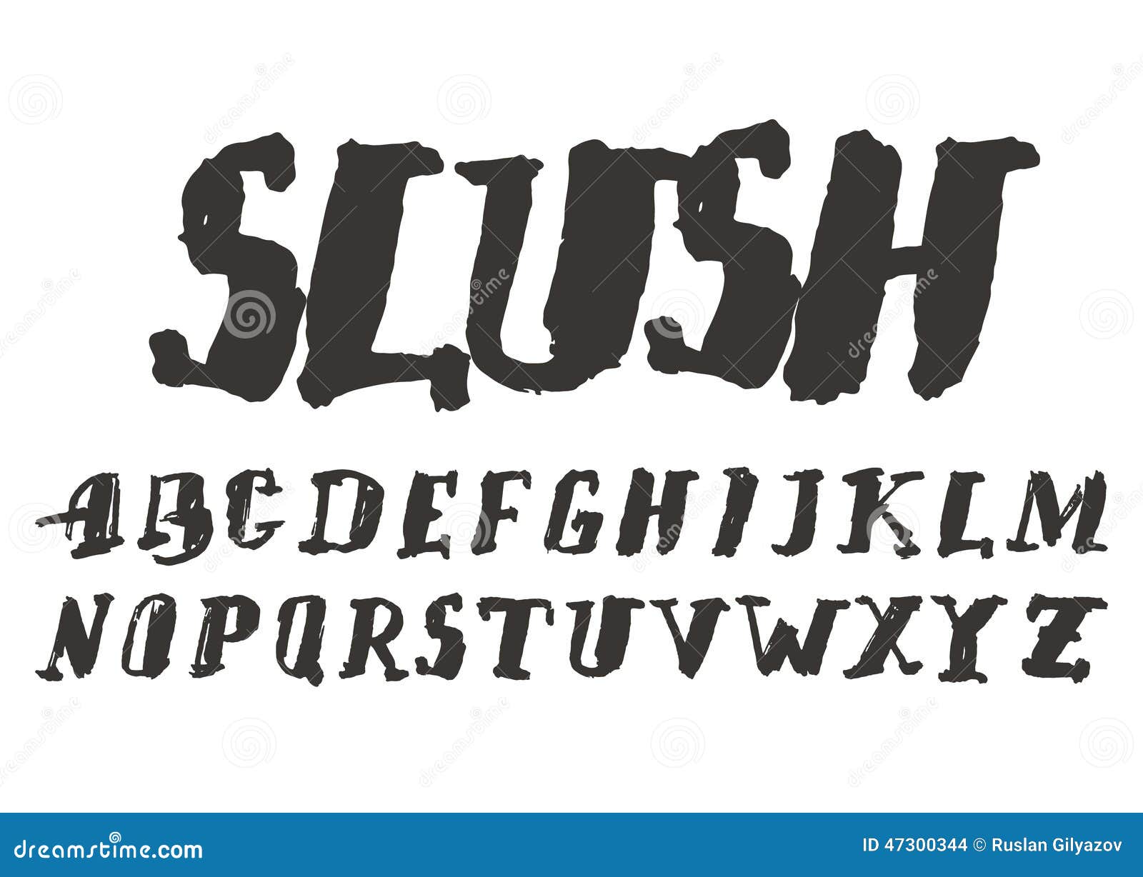 Scratch Font Stock Photography | CartoonDealer.com #4818164