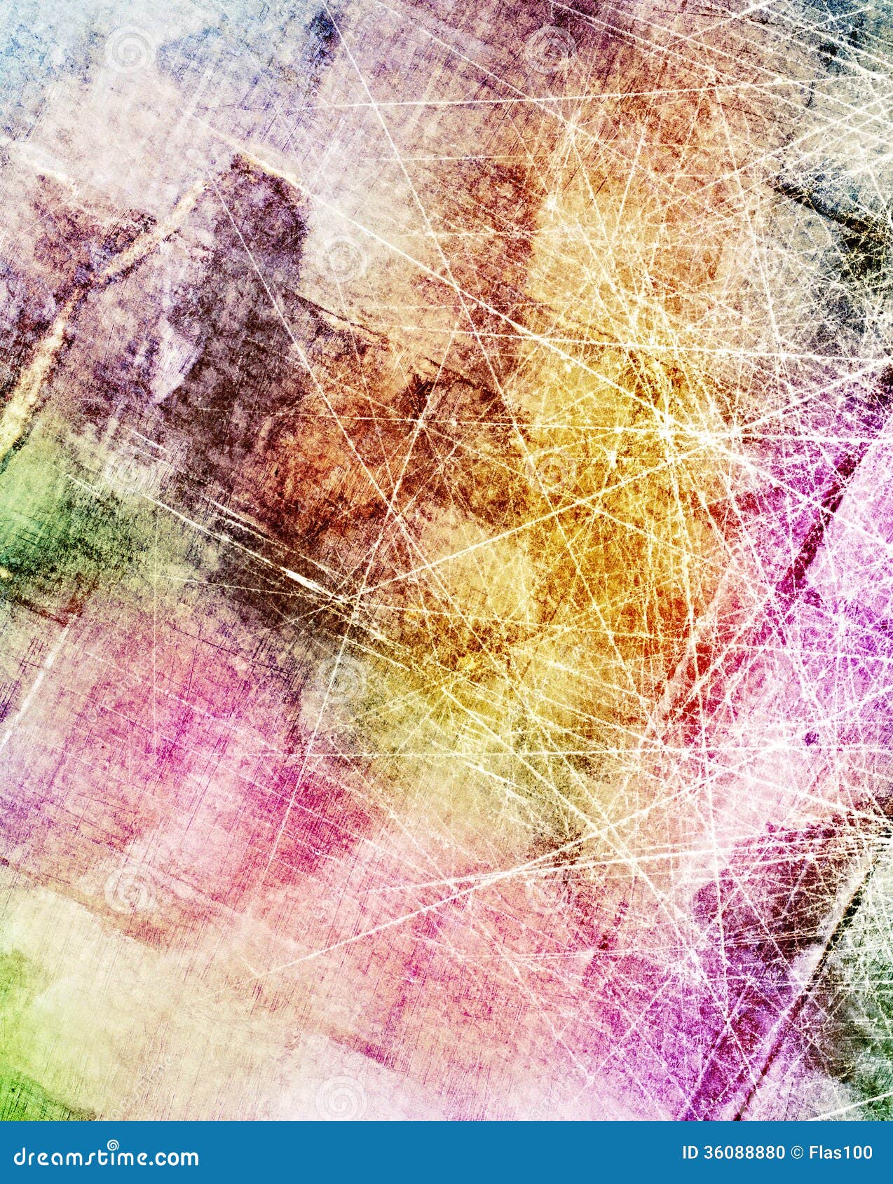 Grunge Scratched Colorful Background Stock Photo - Image of ragged ...