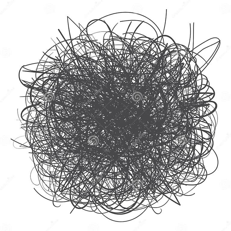 Grunge Scribble Overlay Texture for Your Design Stock Vector ...