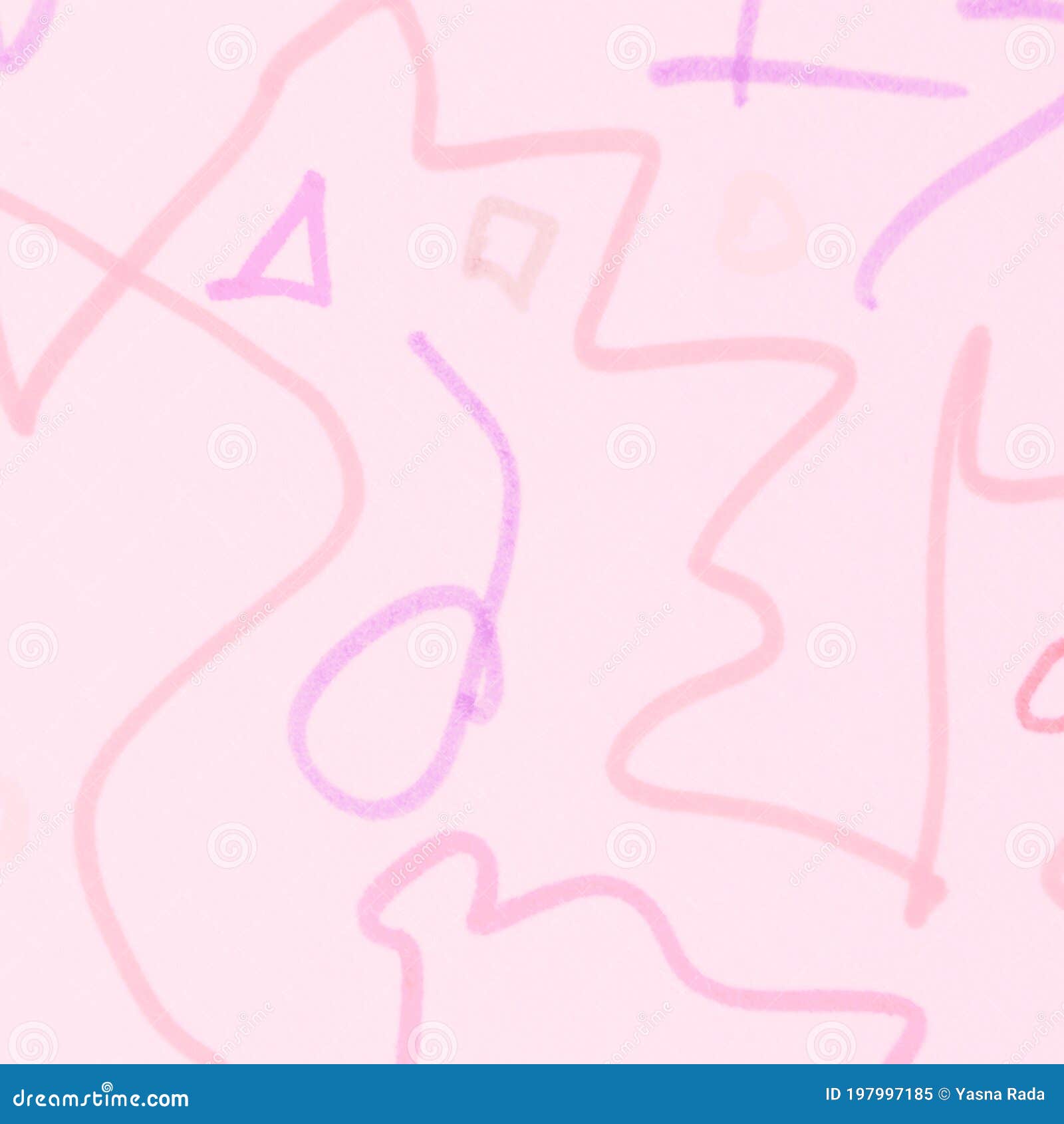 Grunge Scribbles. Pink Line Texture Stock Image - Image of decoration ...