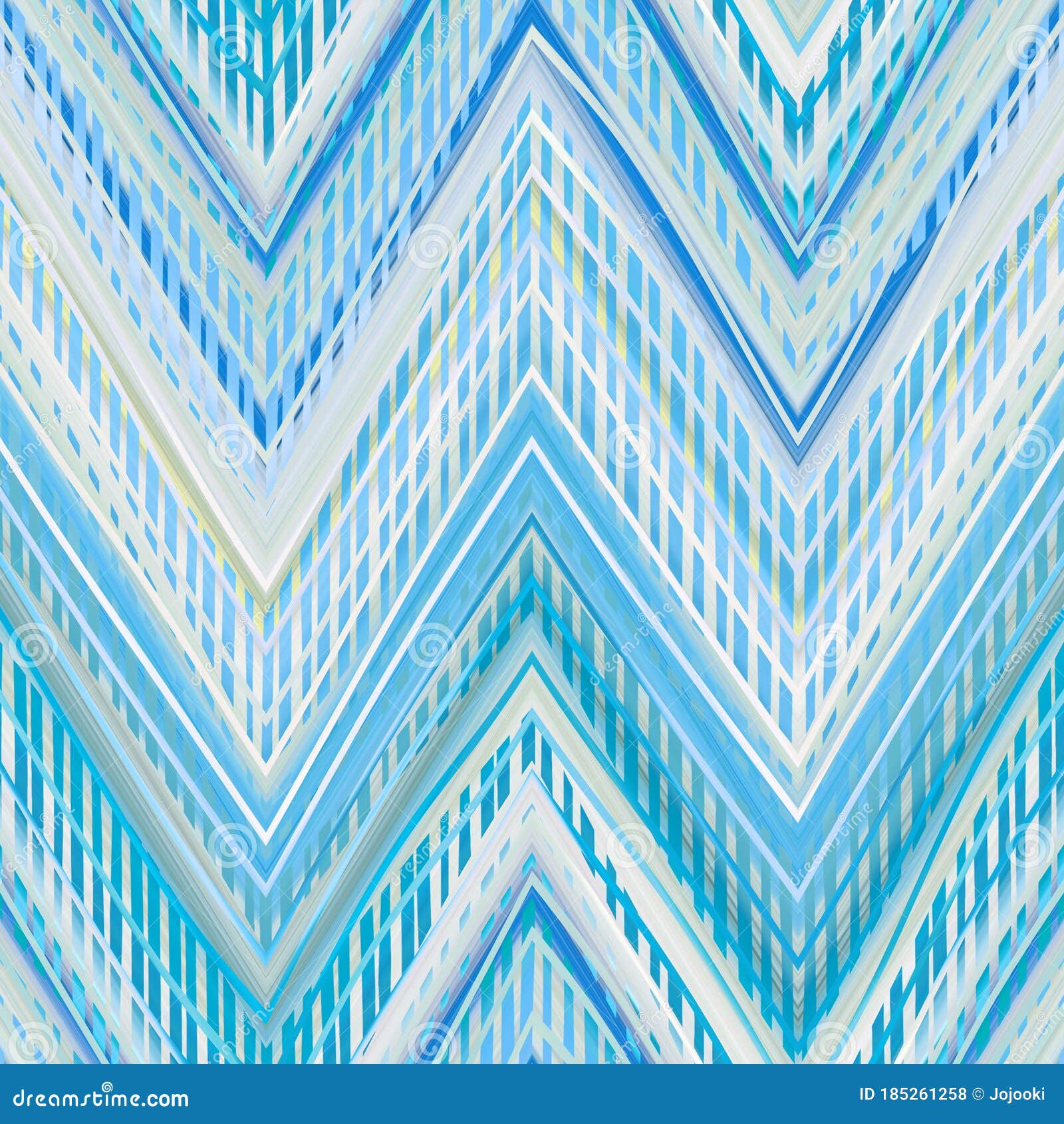 Chevron Background With Initials D