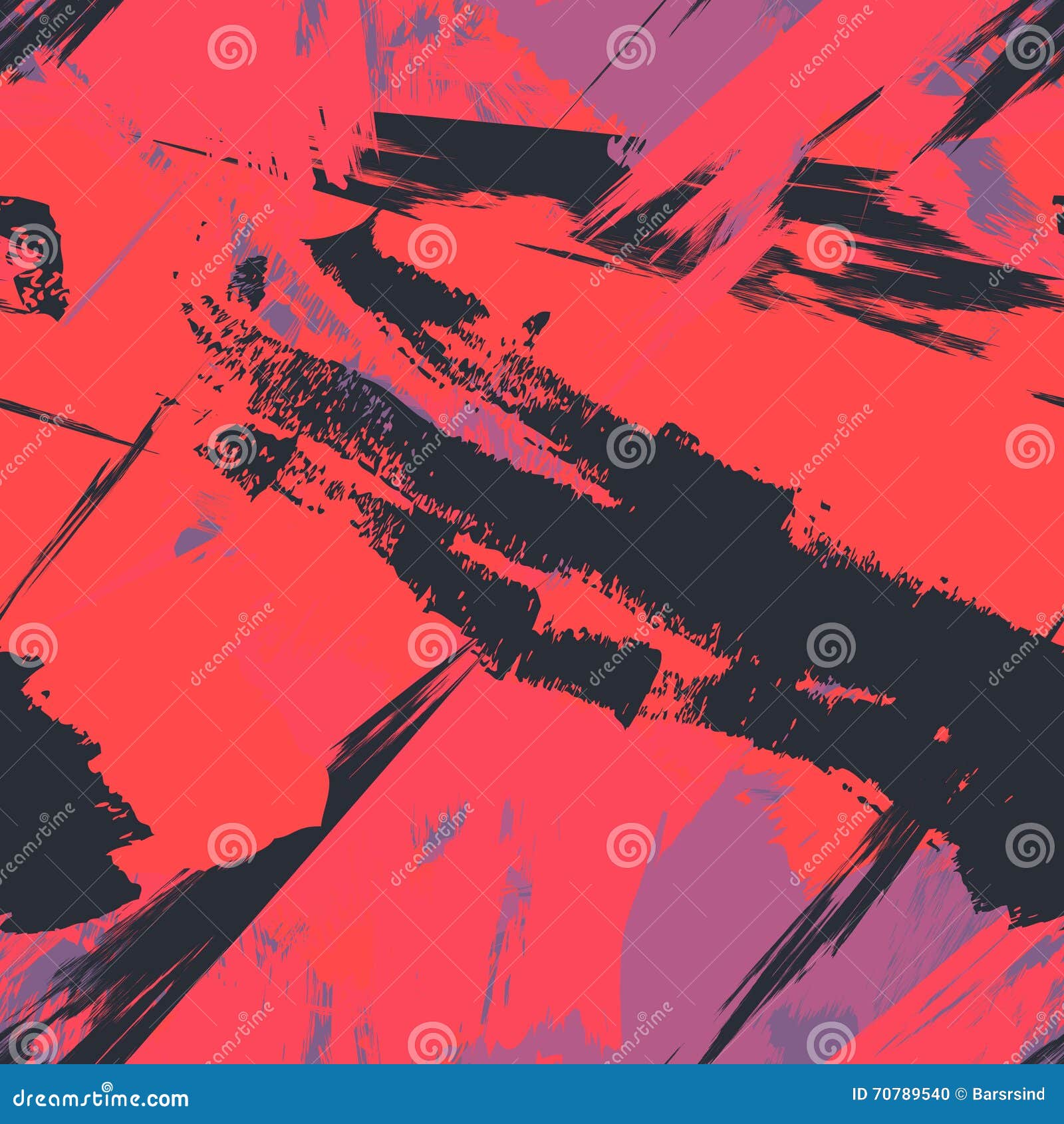 Grunge Seamless Texture Pattern Stock Illustration - Illustration of ...