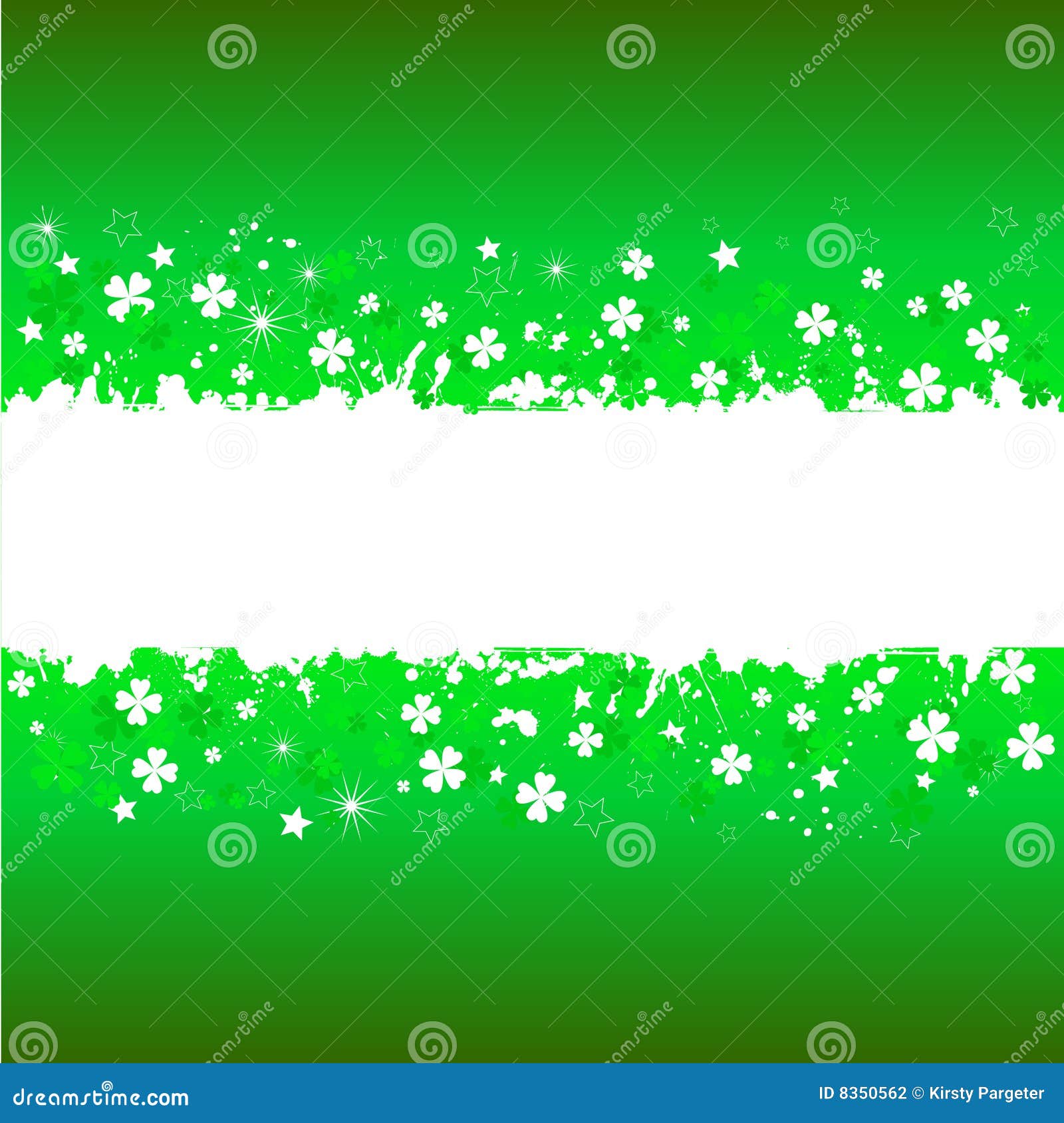 Grunge shamrock background stock vector. Illustration of shamrock - 8350562