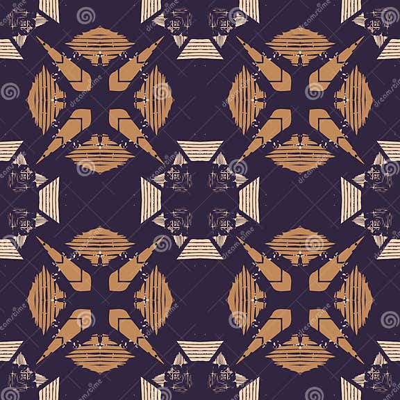 Grunge Sharp Angle Seamless Pattern Stock Vector - Illustration of ...