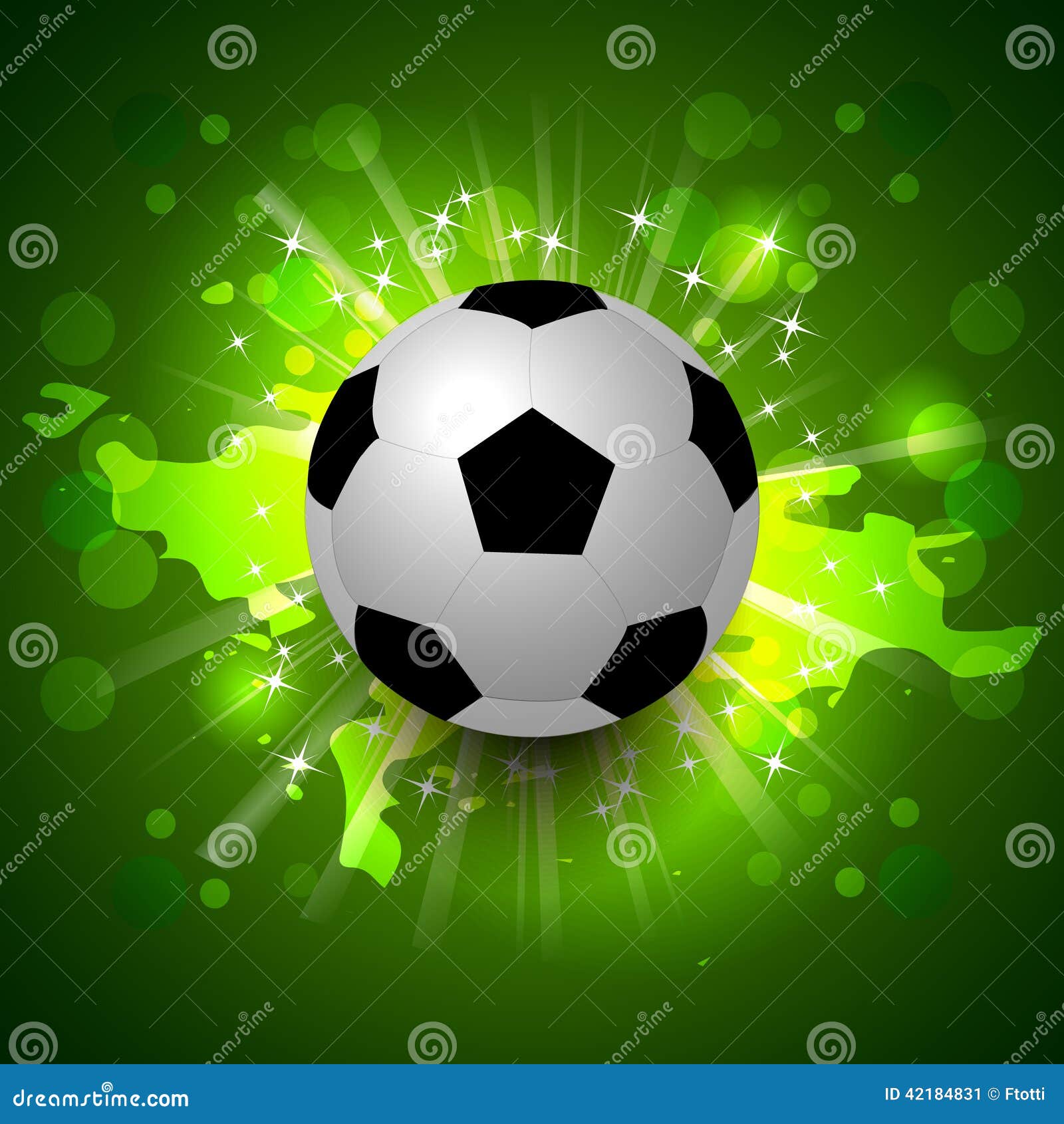 Grunge Soccer Ball Background Stock Vector - Illustration of bubbles ...