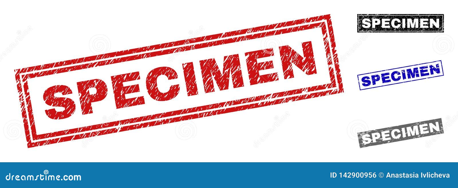 Specimen In Red Rectangular Stamp Royalty-Free Stock Photography ...