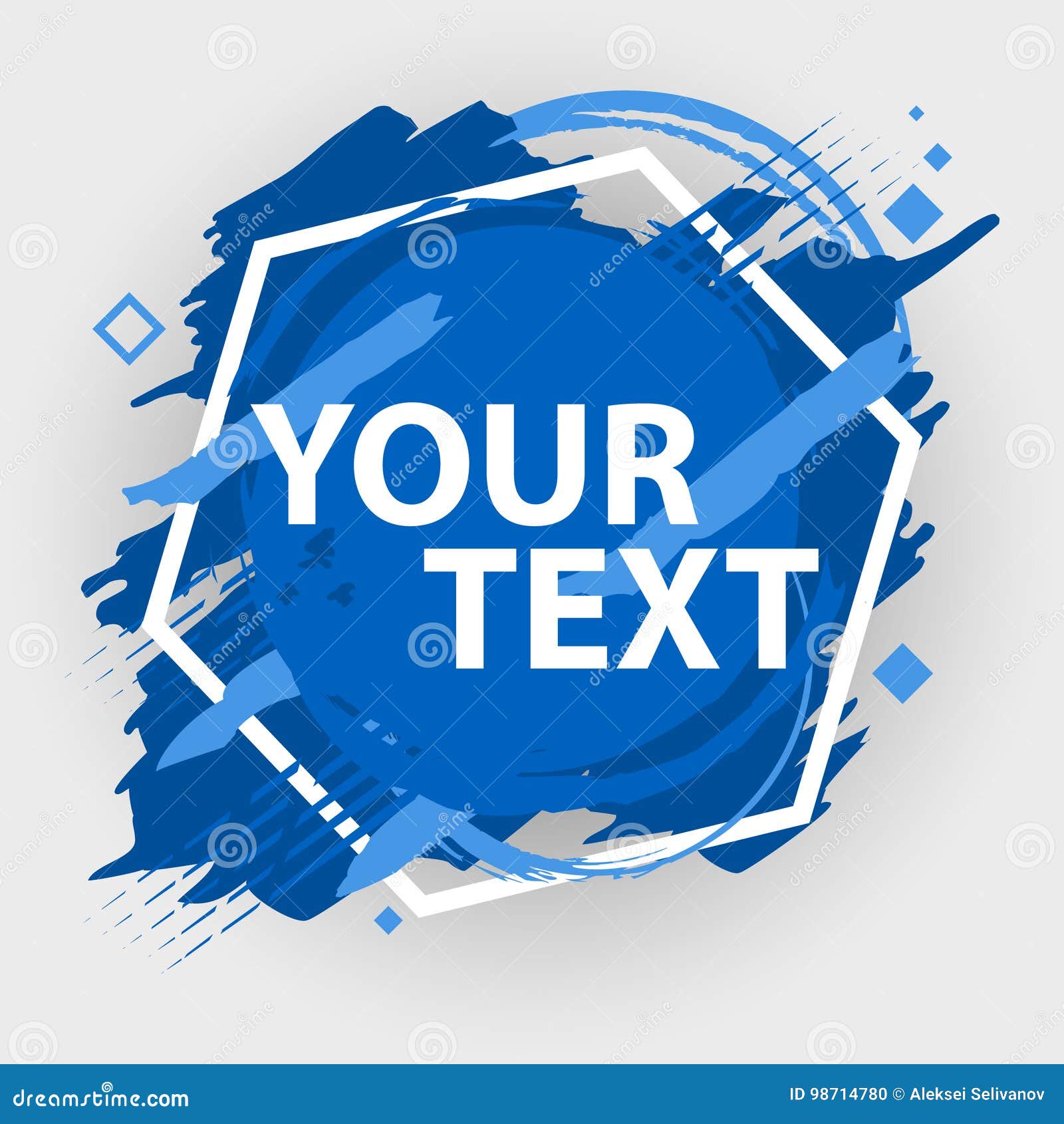 Grunge Splash Banner. Vector Splatter Labels with Space for Text ...