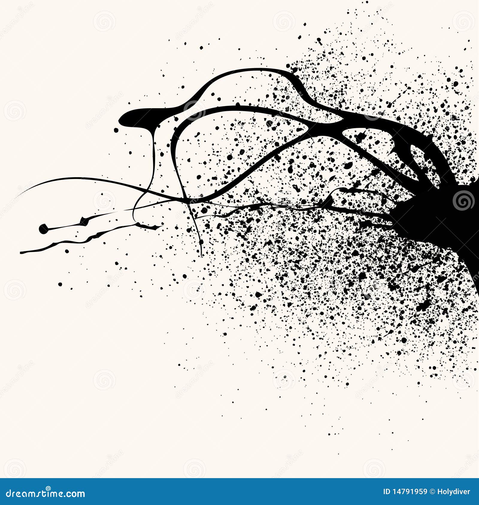 Grunge splash design stock vector. Illustration of element - 14791959